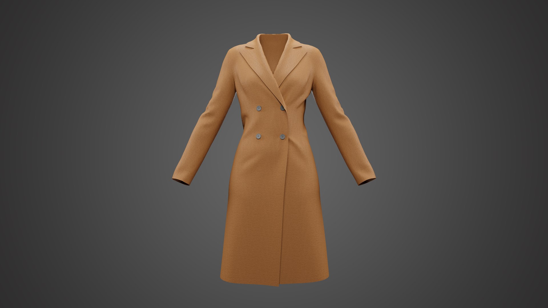 3D Long Leather Coat Set Model - TurboSquid 2244584