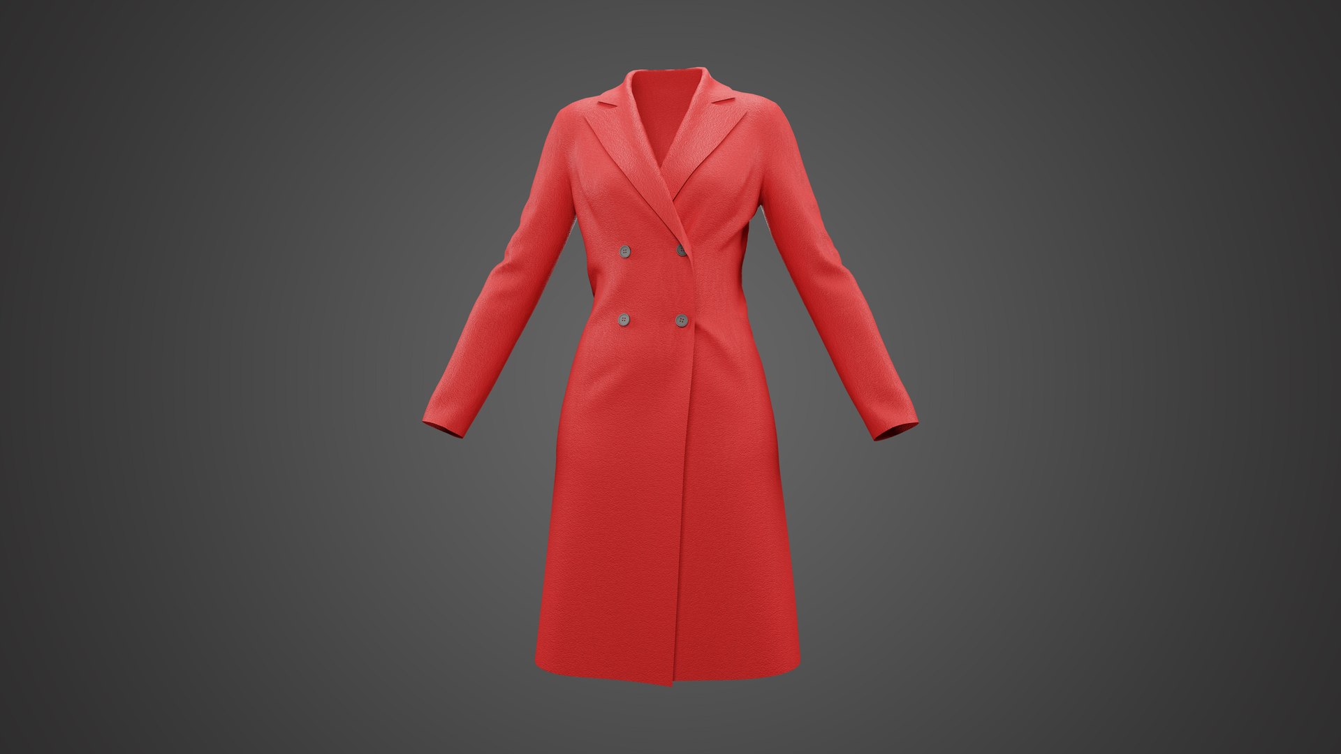 3D Long Leather Coat Set Model - TurboSquid 2244584