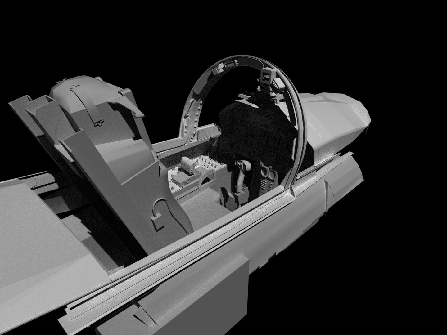 3D F-15c Cockpit Model - TurboSquid 1386884