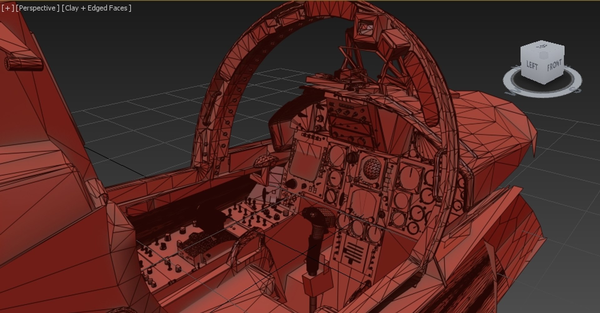 3D F-15c Cockpit Model - TurboSquid 1386884