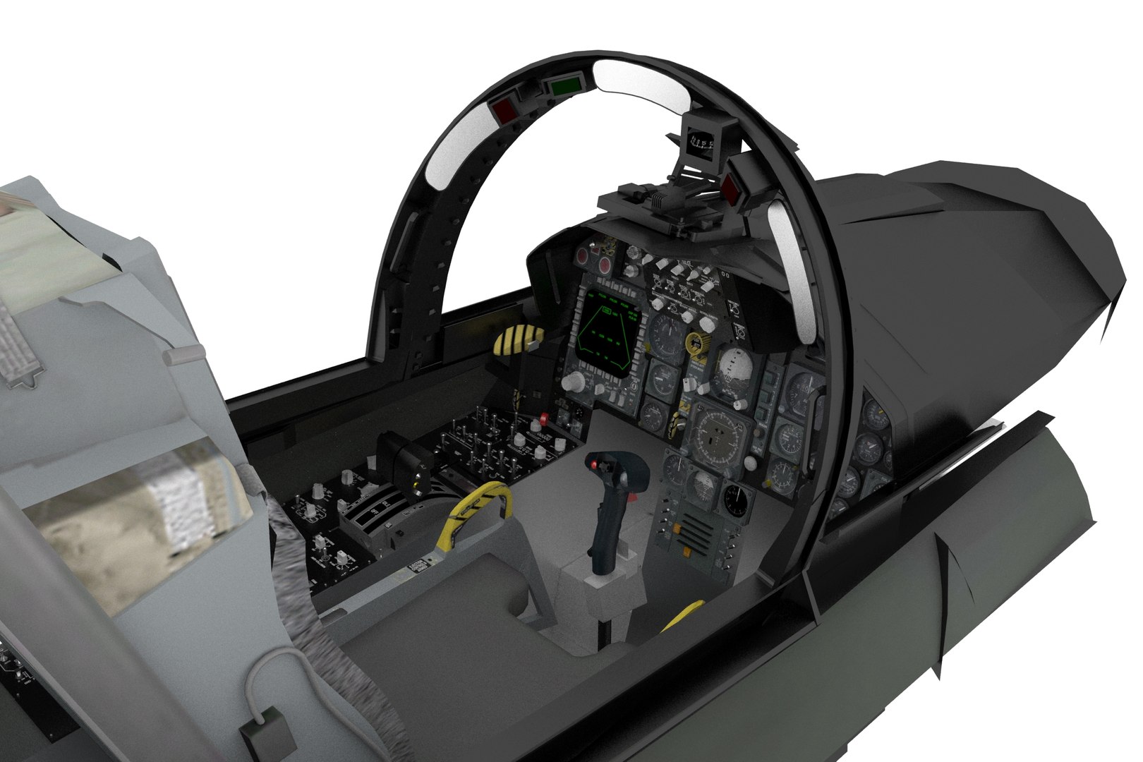3D F-15c Cockpit Model - TurboSquid 1386884