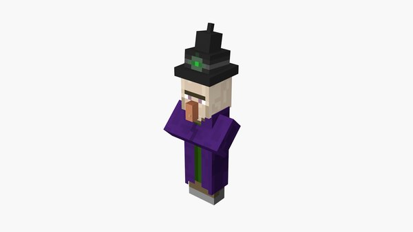 Minecraftの魔女3Dモデル - TurboSquid 1843261