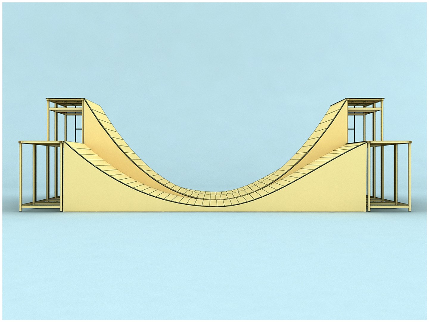 Skate Ramp - Half Pipe Max