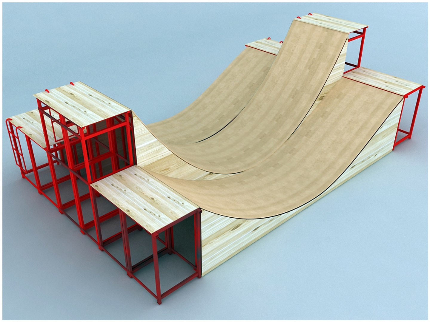 Skate Ramp - Half Pipe Max