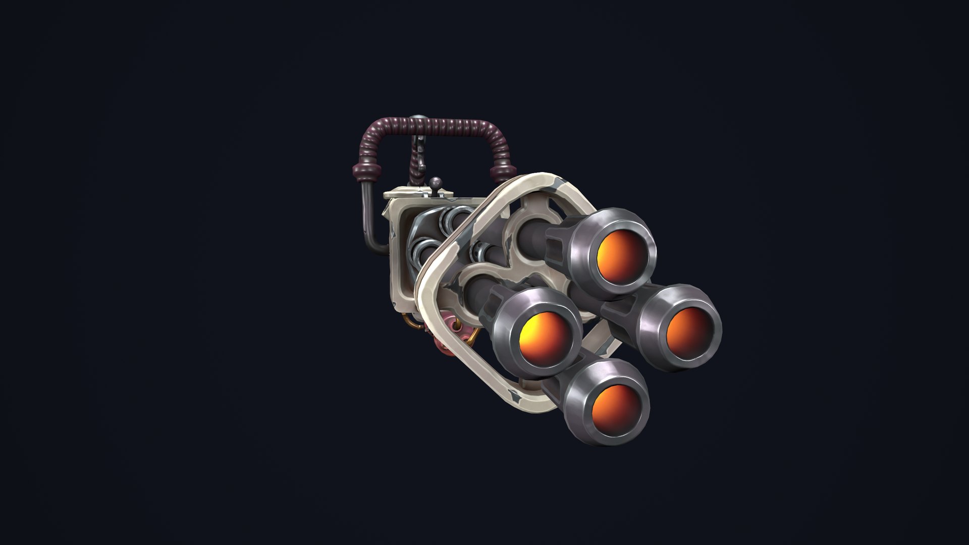 3D Model Steampunk Minigun - TurboSquid 2292171