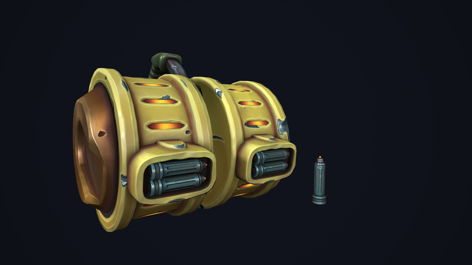 3D Model Steampunk Minigun - TurboSquid 2292171