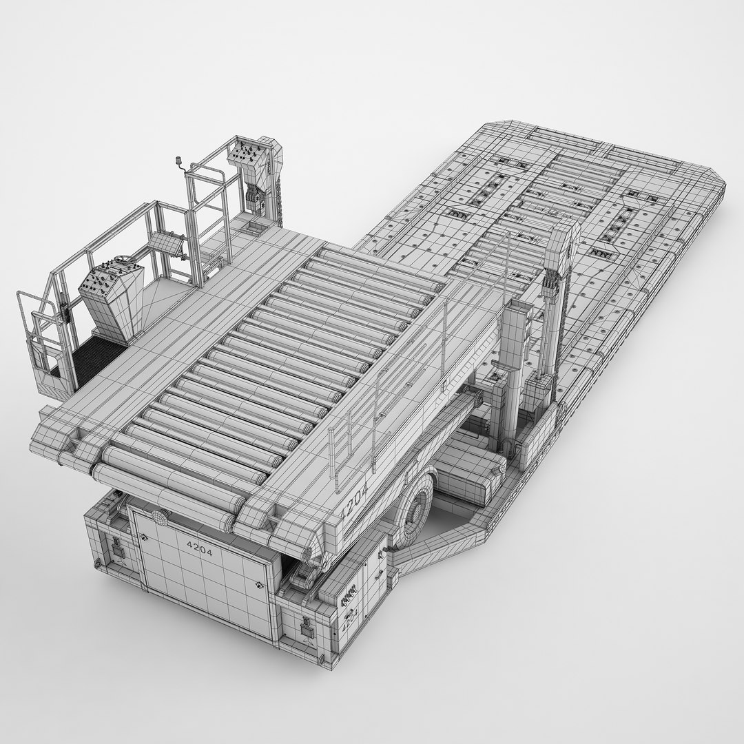Aircraft Loader Baggage 3D Model - TurboSquid 1632141
