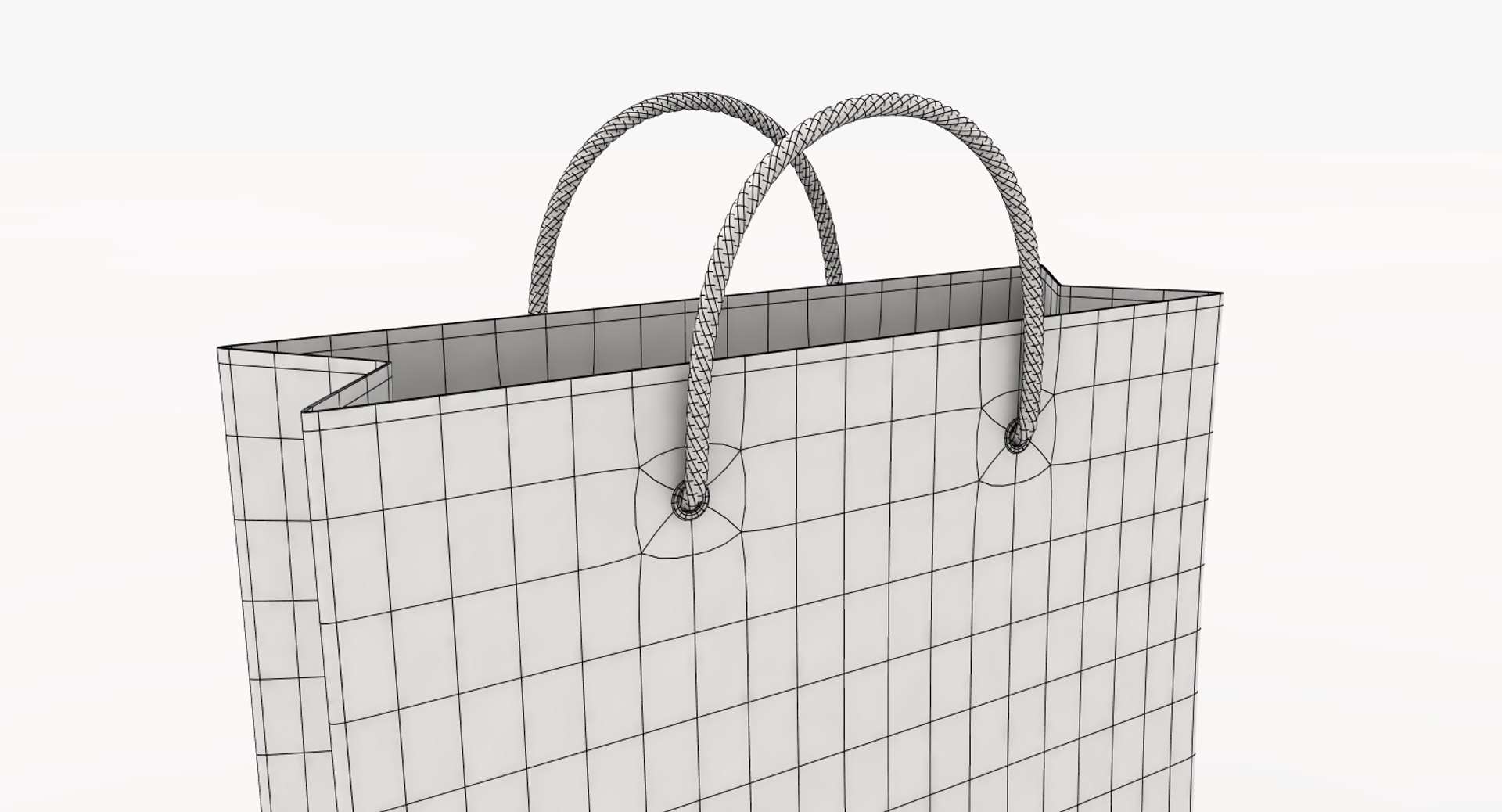 shopping bag boxes 3d model