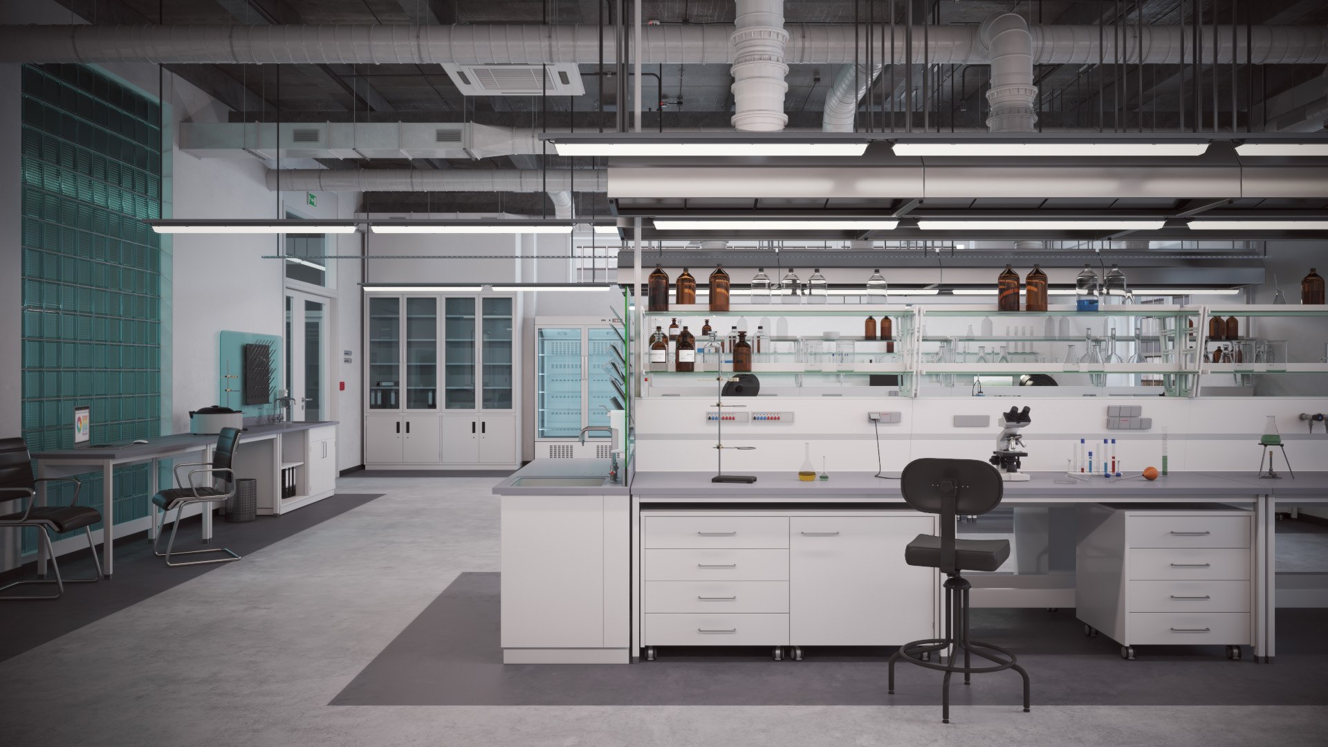 3D Chemistry Laboratory Model - TurboSquid 2011904