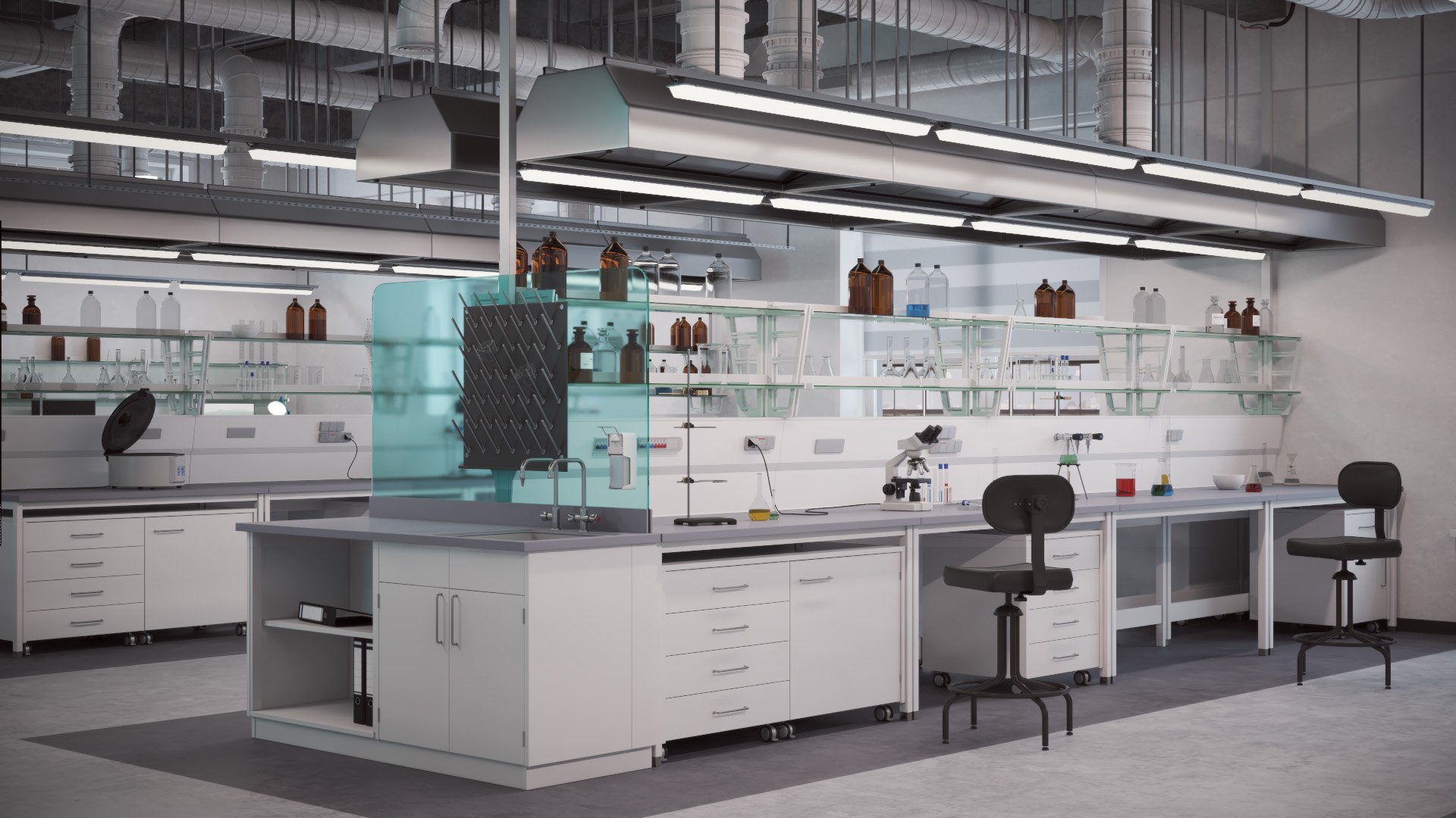 3D Chemistry Laboratory Model - TurboSquid 2011904