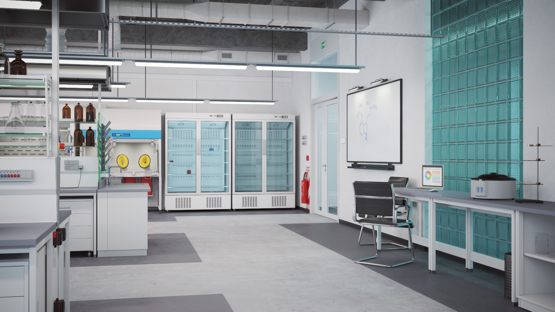 3D Chemistry Laboratory Model - TurboSquid 2011904