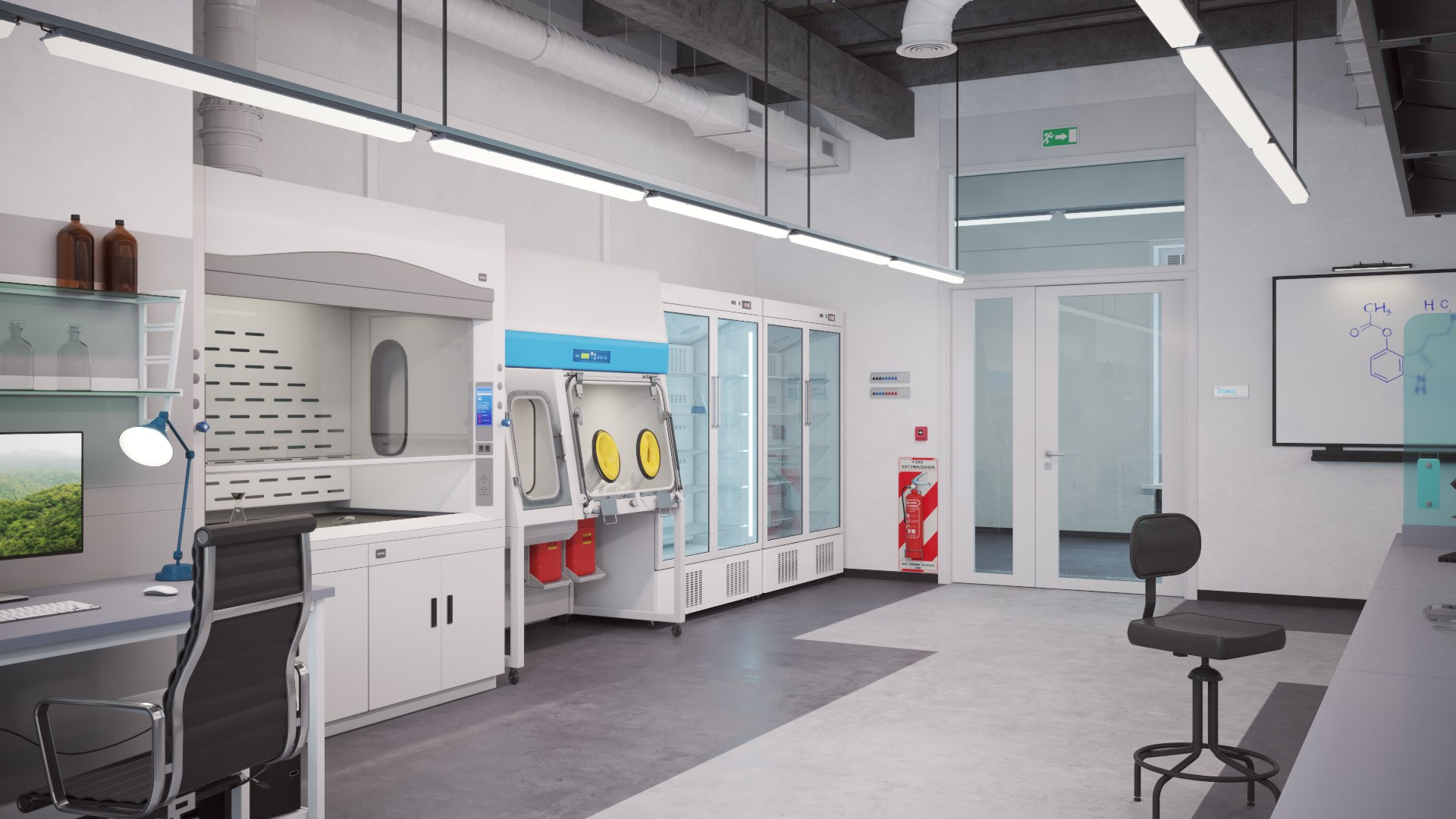 3D Chemistry Laboratory Model - TurboSquid 2011904