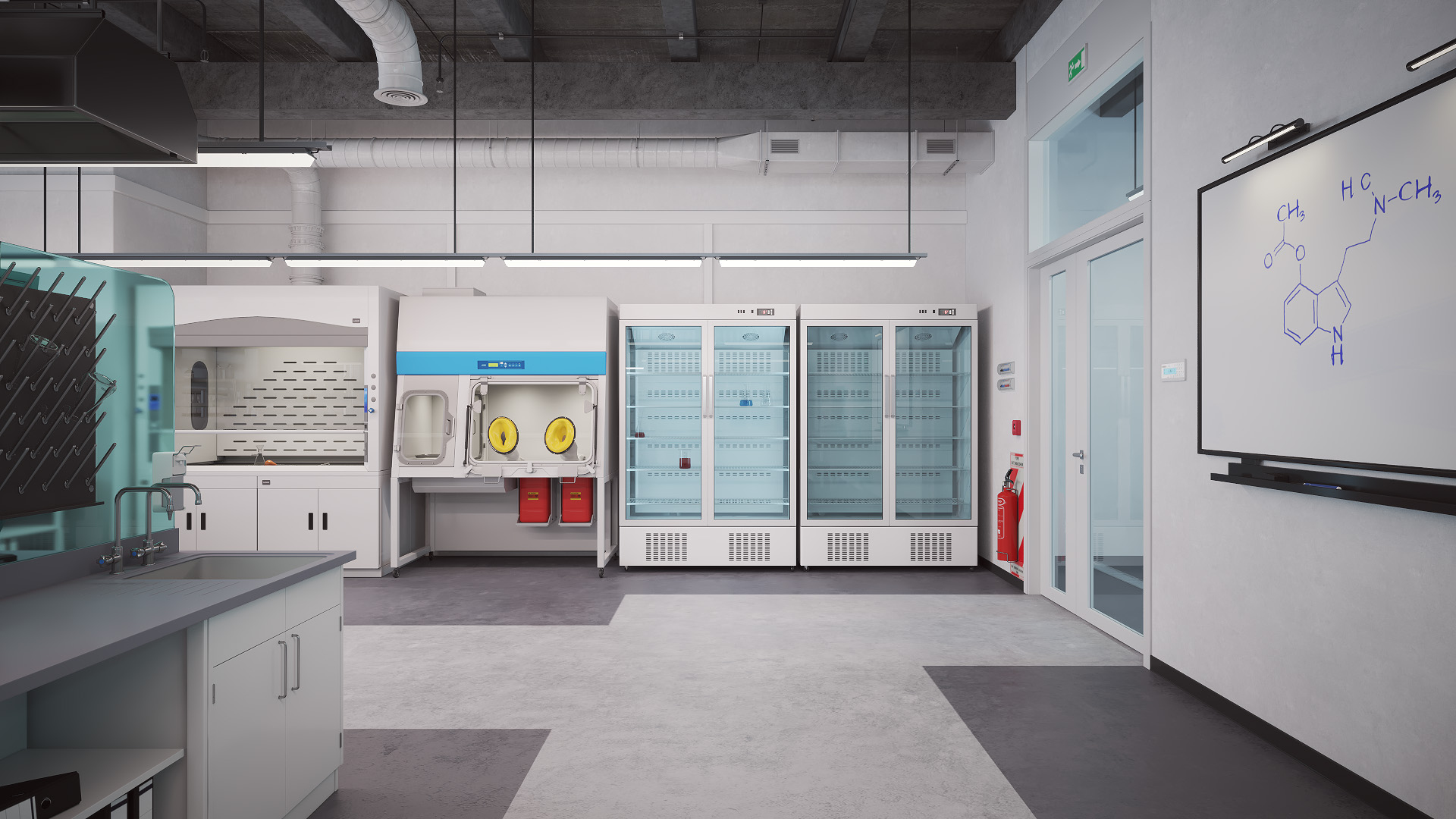 3D Chemistry Laboratory Model - TurboSquid 2011904