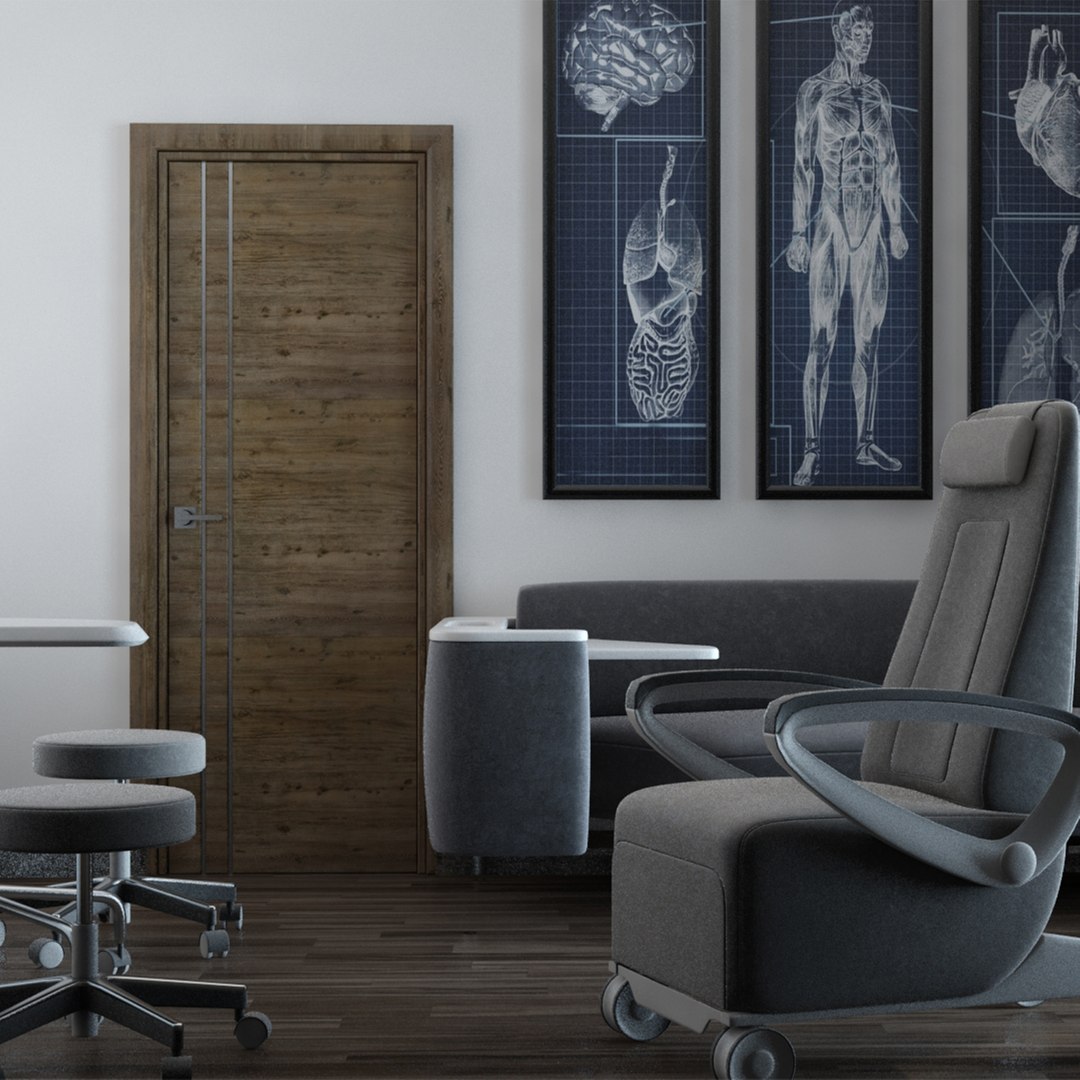 3D Exam Room - TurboSquid 2010360