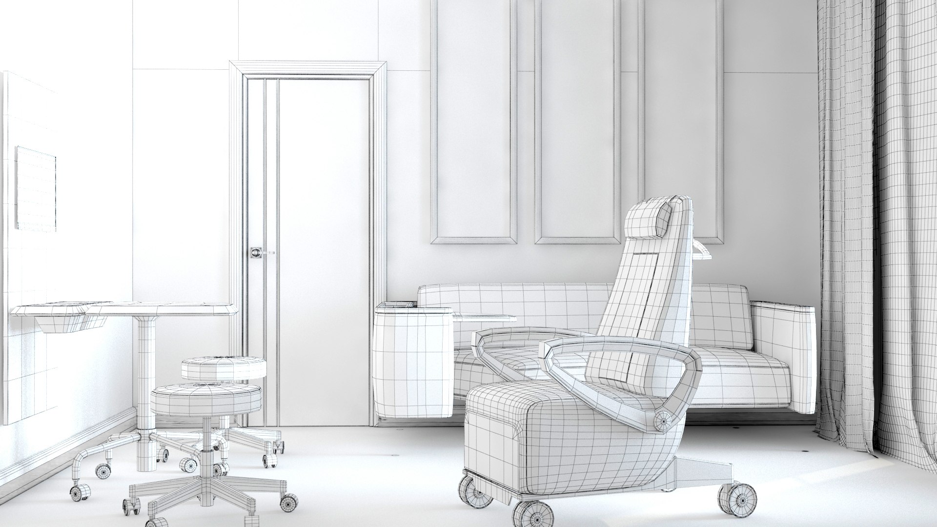 3D Exam Room - TurboSquid 2010360