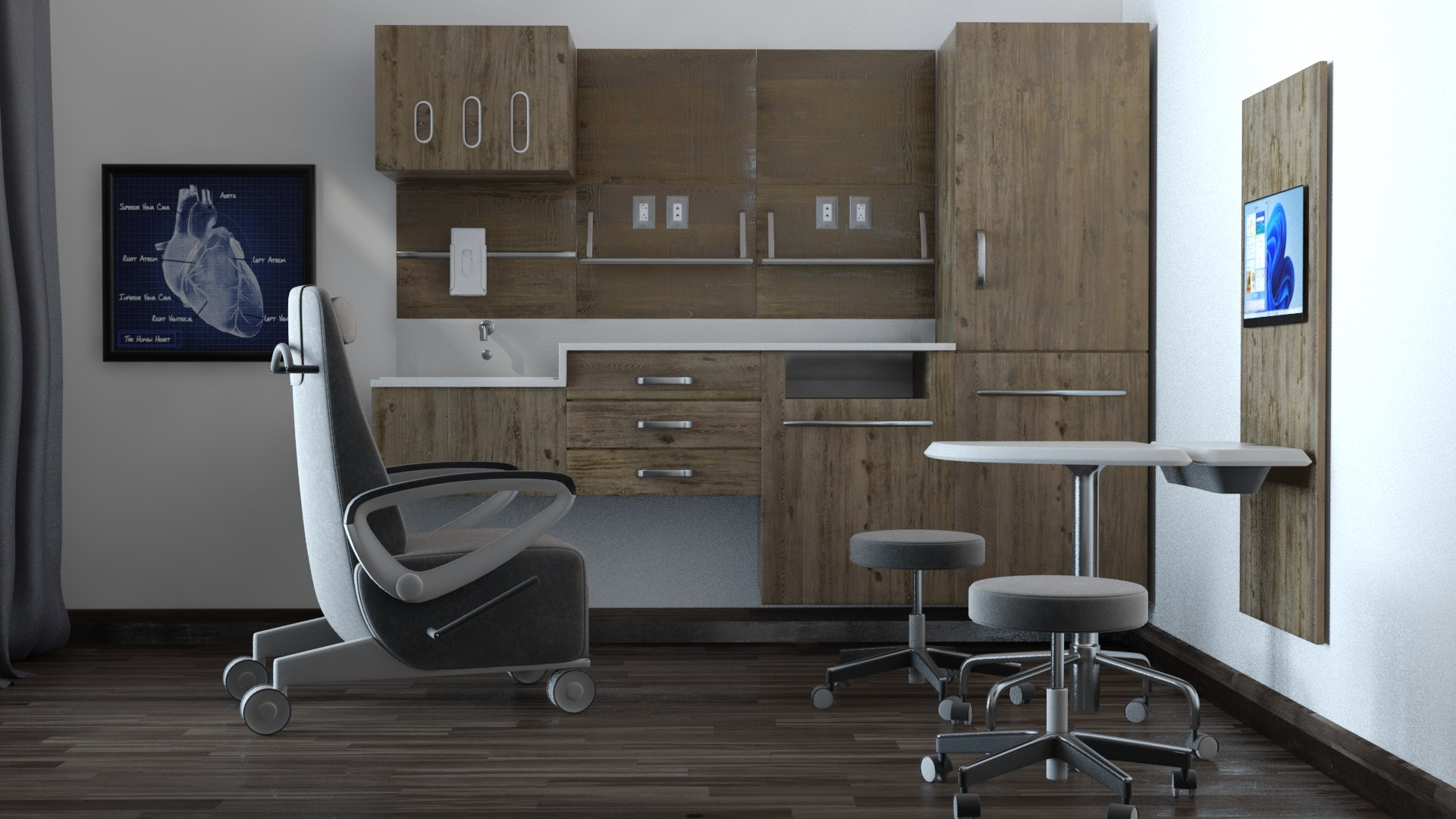 3D Exam Room - TurboSquid 2010360