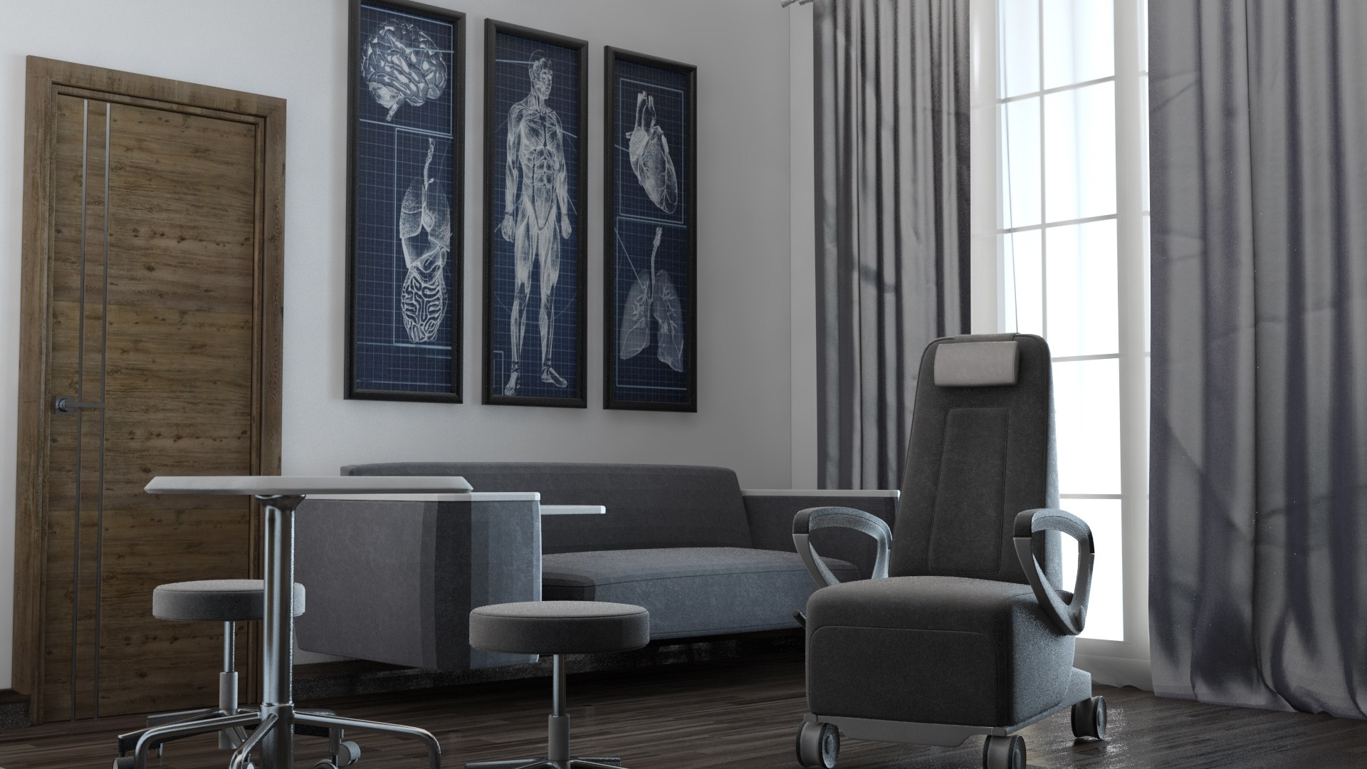 3D Exam Room - TurboSquid 2010360