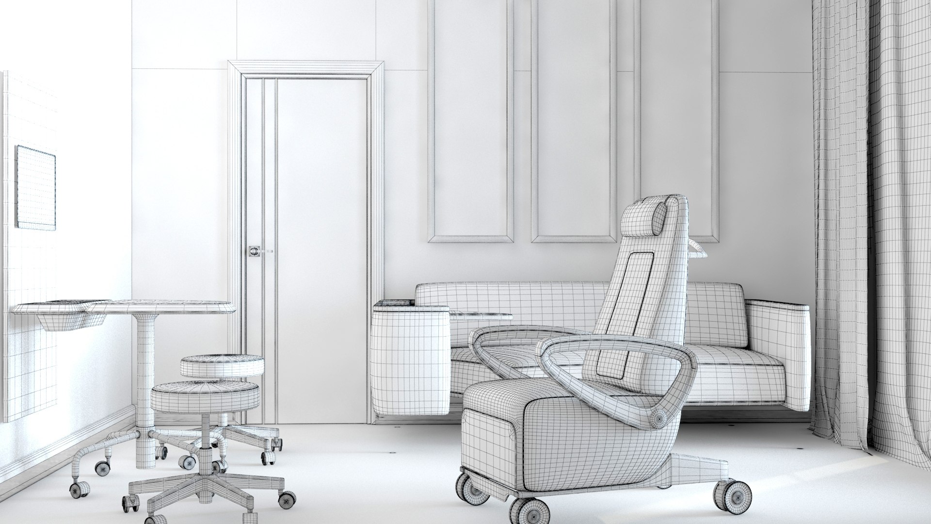 3D Exam Room - TurboSquid 2010360