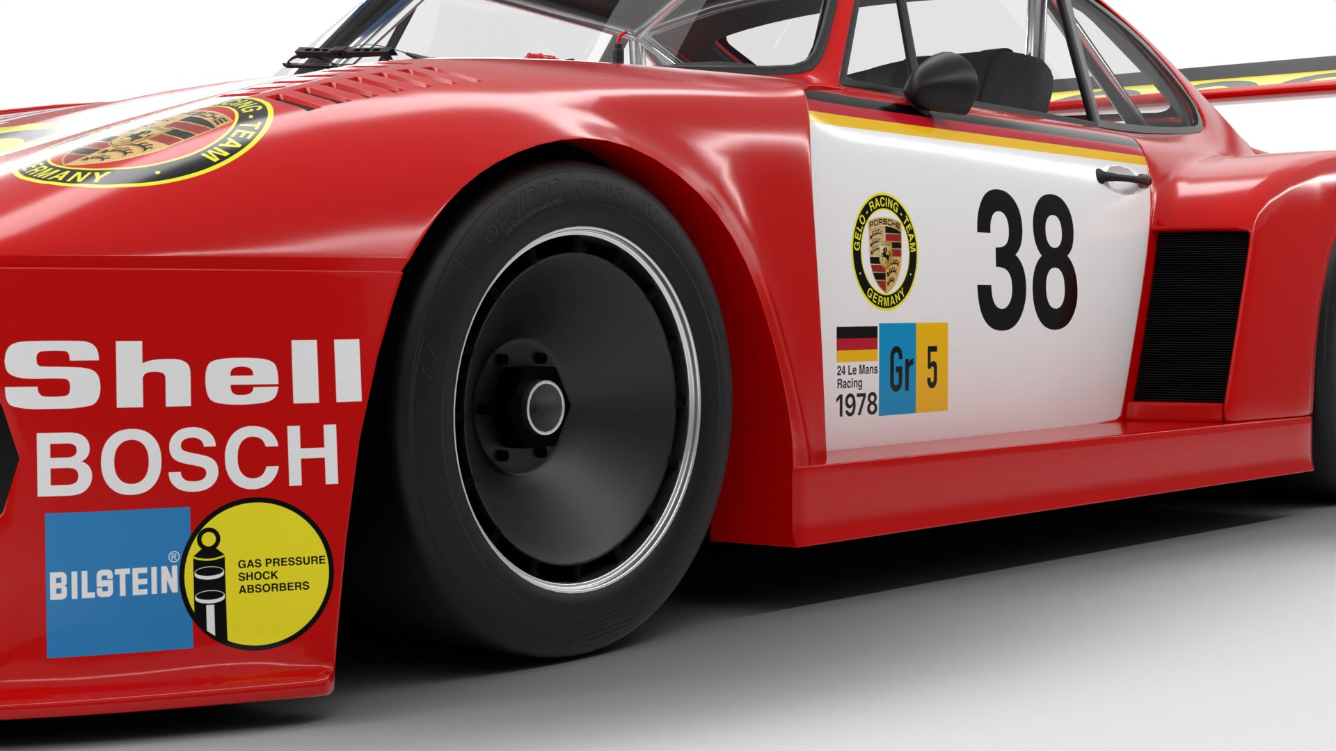 3D Porsche 93577 1977 Gelo Racing - TurboSquid 2275261