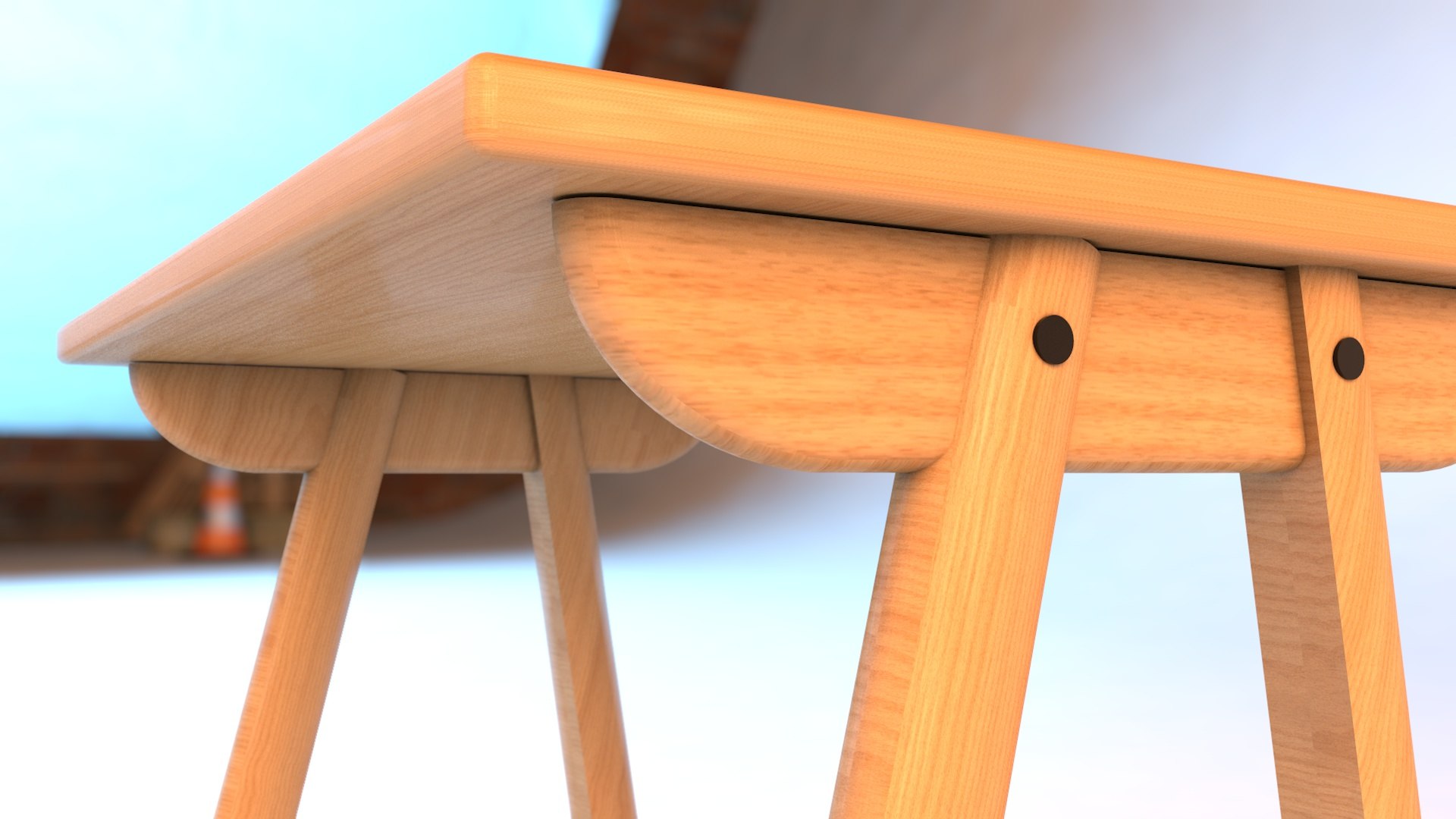 Table School 3D Model - TurboSquid 1593053