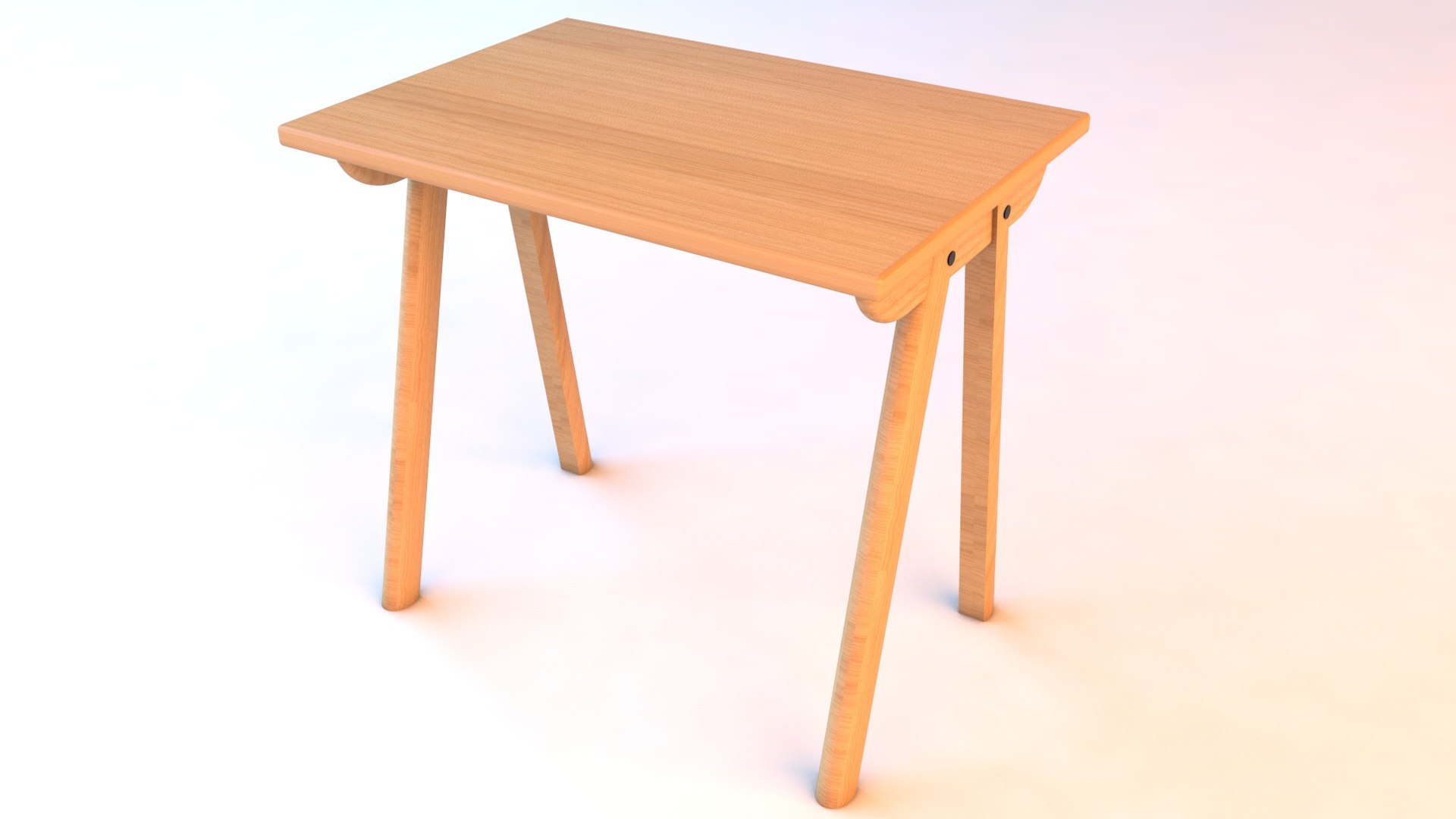Table School 3D Model - TurboSquid 1593053