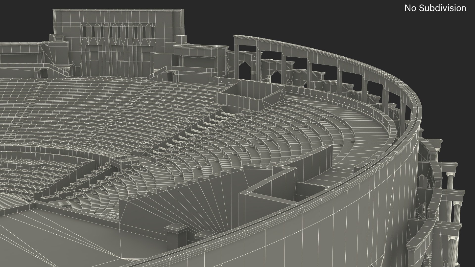 3D Katara Amphitheater Structure - TurboSquid 2290705
