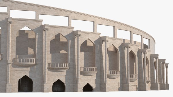 modelo 3d Estructura del anfiteatro Katara - TurboSquid 2290705