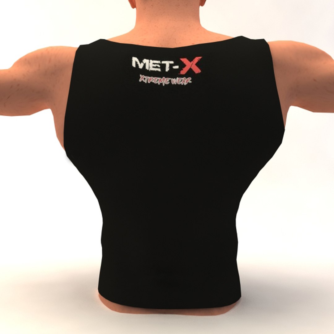 3d Model Bodybuilding T-shirt Body