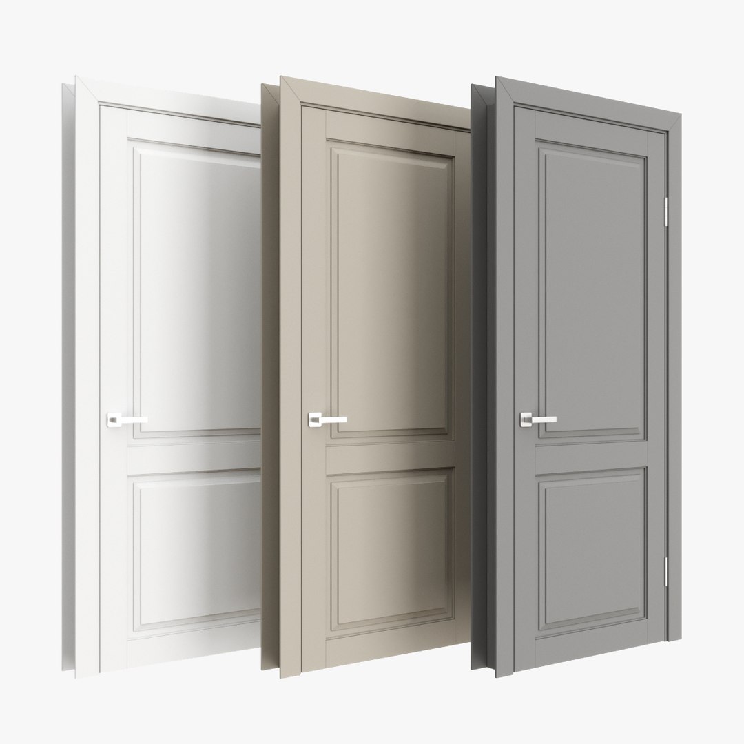 3D Door Interior 2 Model - TurboSquid 1880001