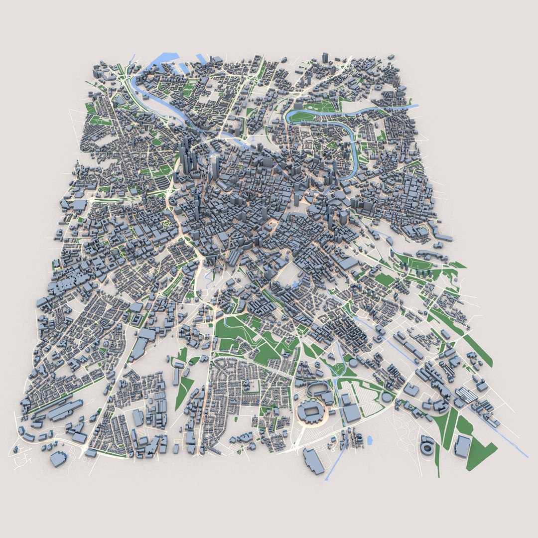 Manchester City England 3D Model - TurboSquid 2303584