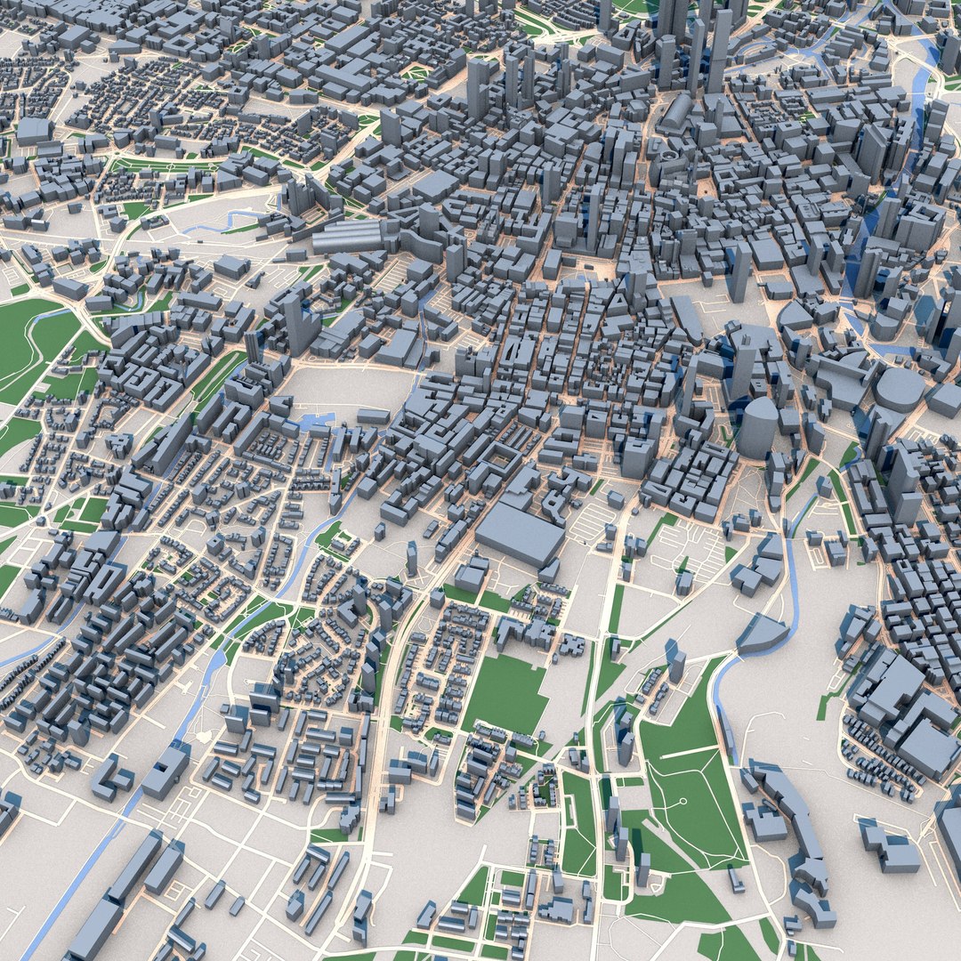 Manchester City England 3D Model - TurboSquid 2303584