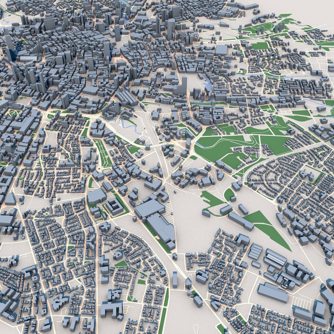 Manchester City England 3D Model - TurboSquid 2303584