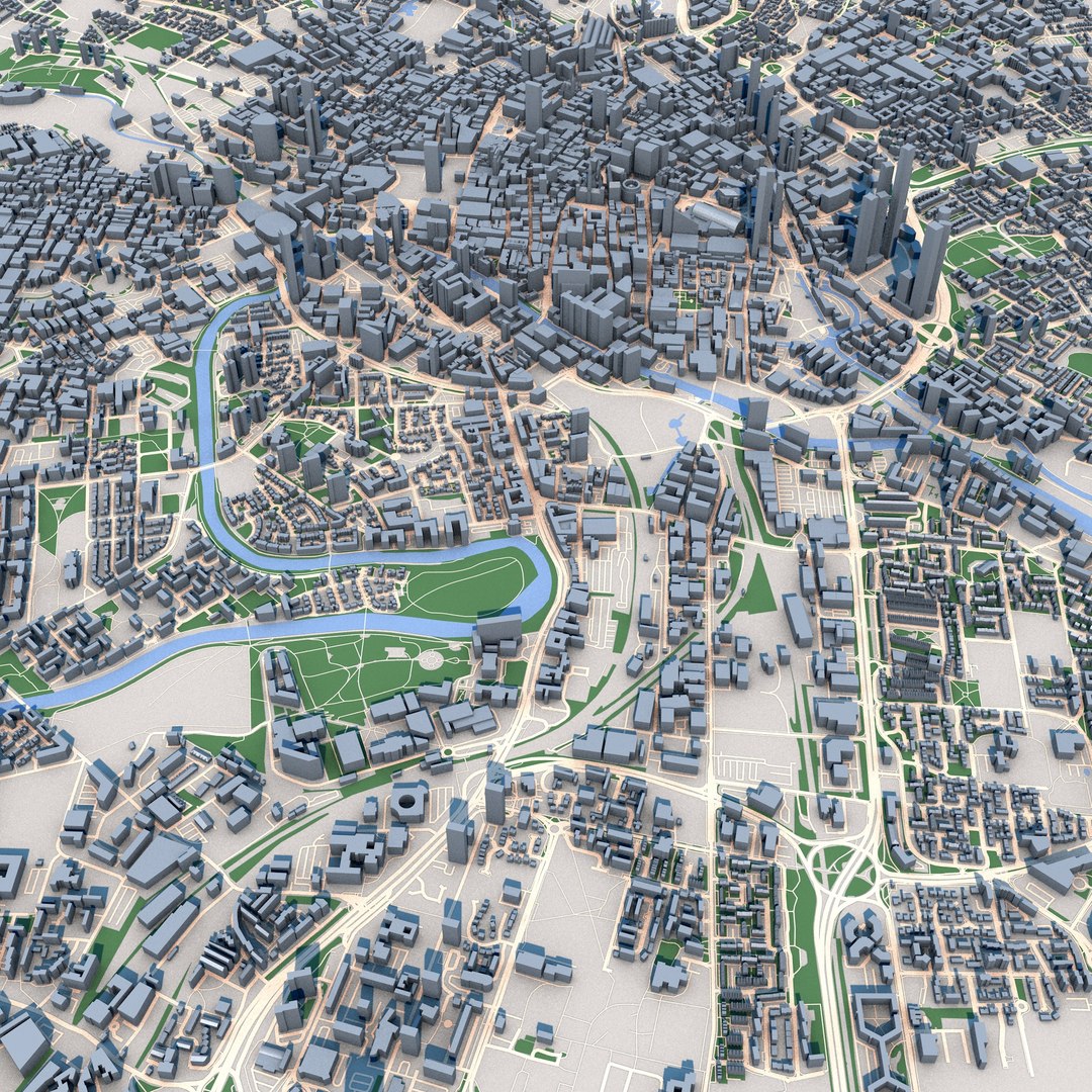 Manchester City England 3D Model - TurboSquid 2303584