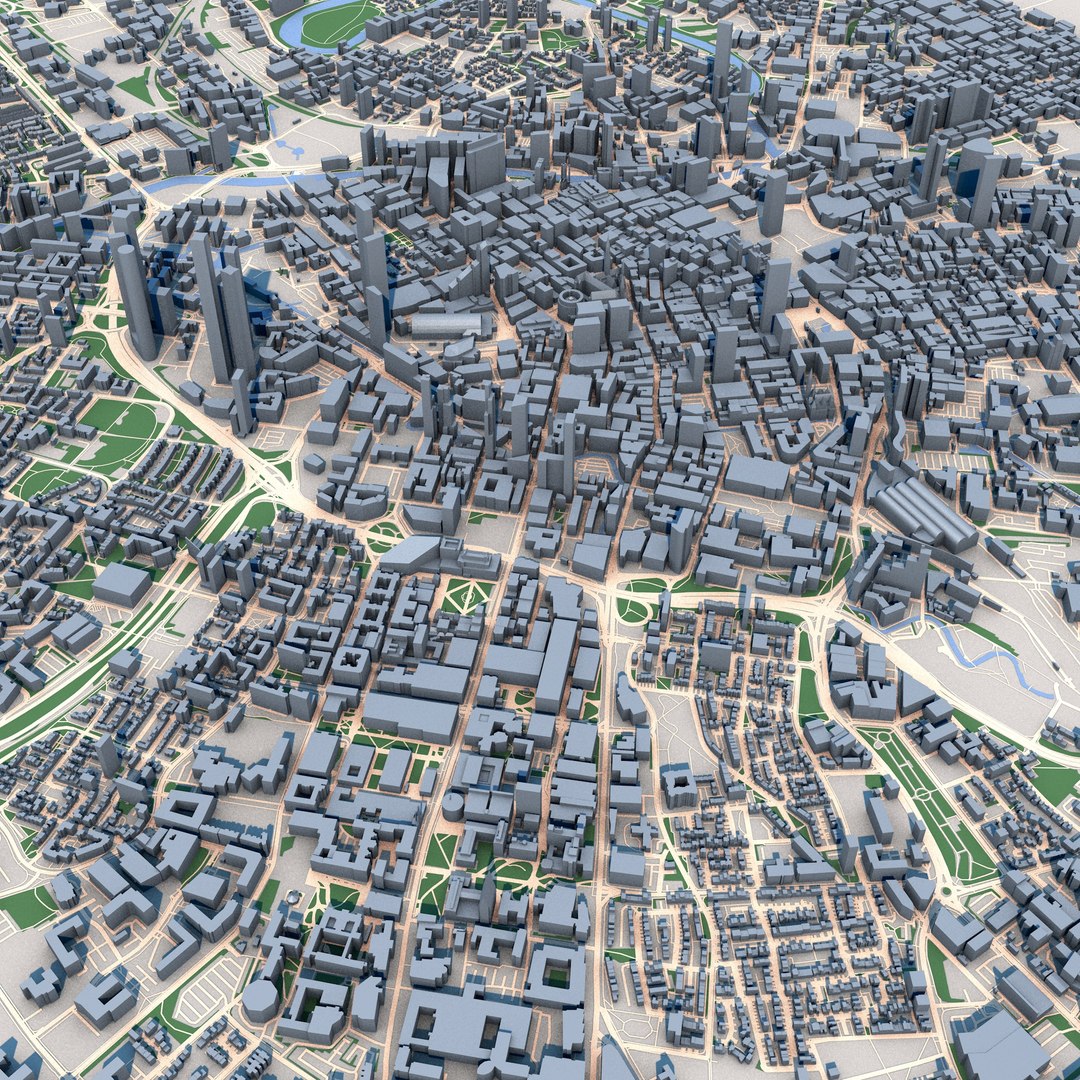 Manchester City England 3D Model - TurboSquid 2303584