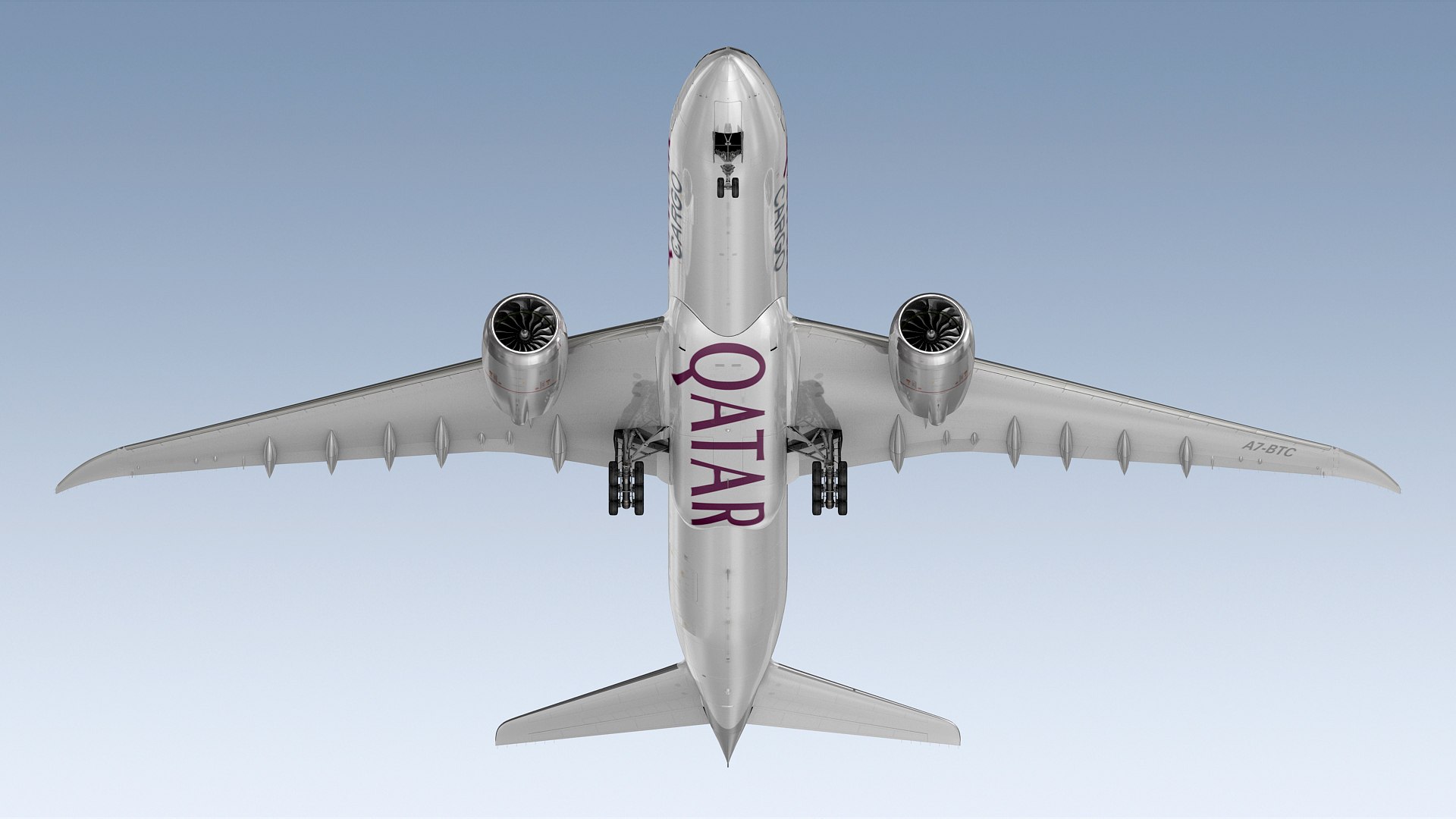 Boeing 777-8F Qatar Cargo 3D Model - TurboSquid 2408977