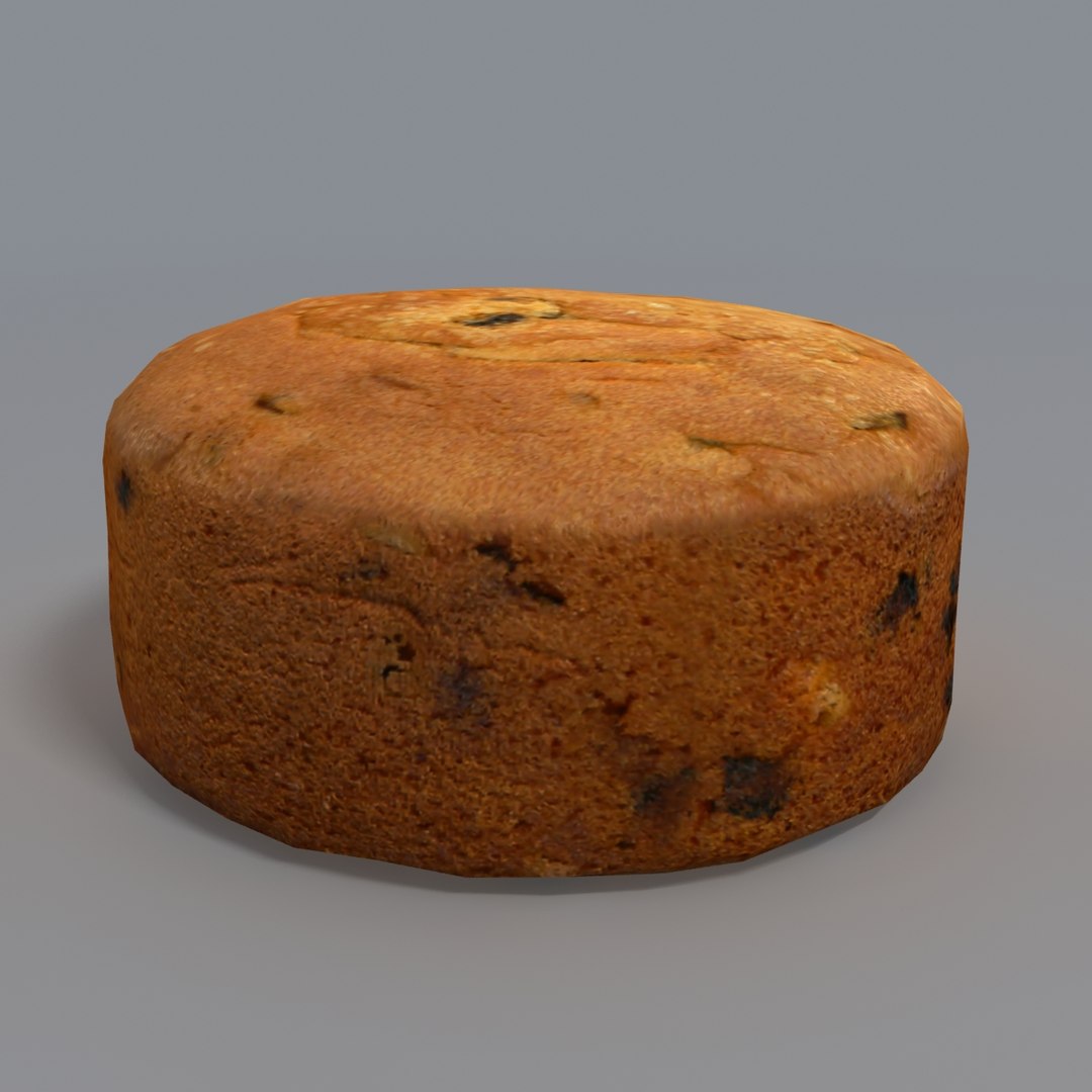 3d model fruit cake manor