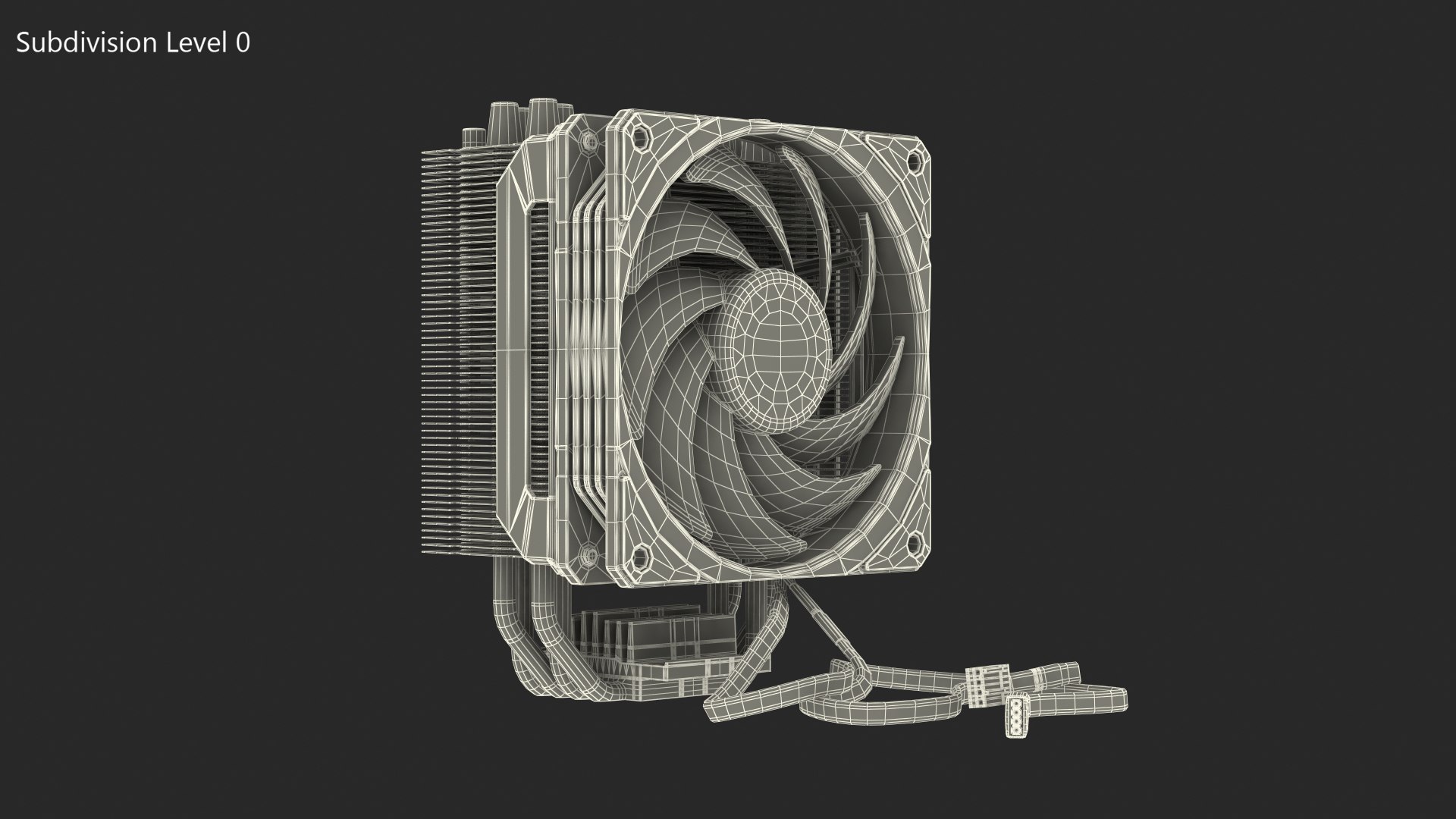 Cpu Tower Cooler 3D Model - TurboSquid 1508616