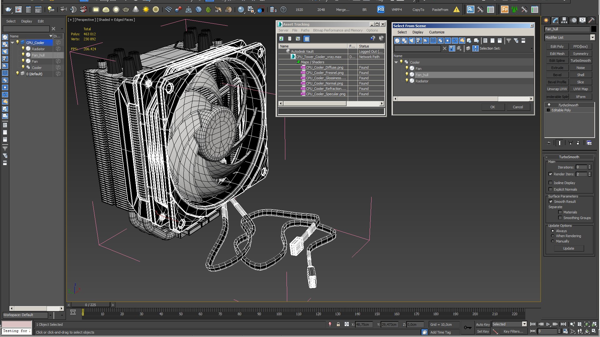 Cpu tower cooler 3D model - TurboSquid 1508616