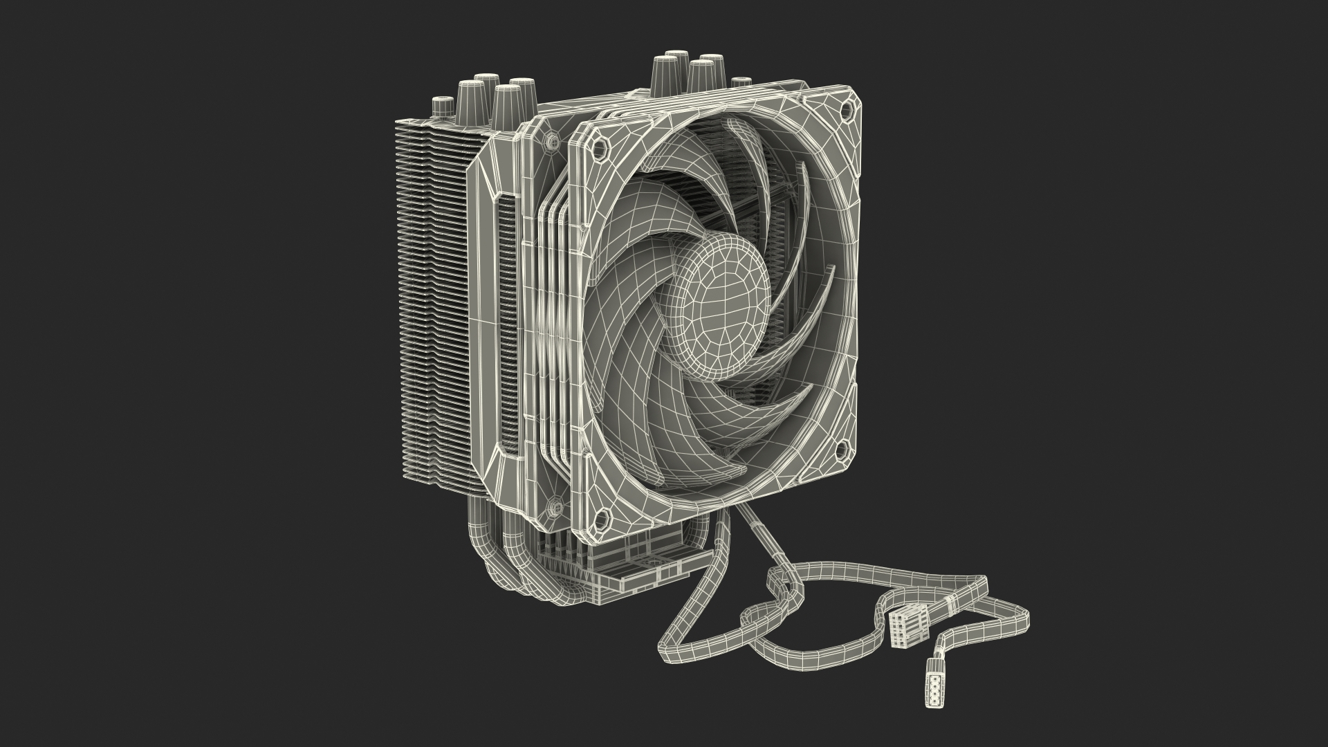 Cpu Tower Cooler 3D Model - TurboSquid 1508616