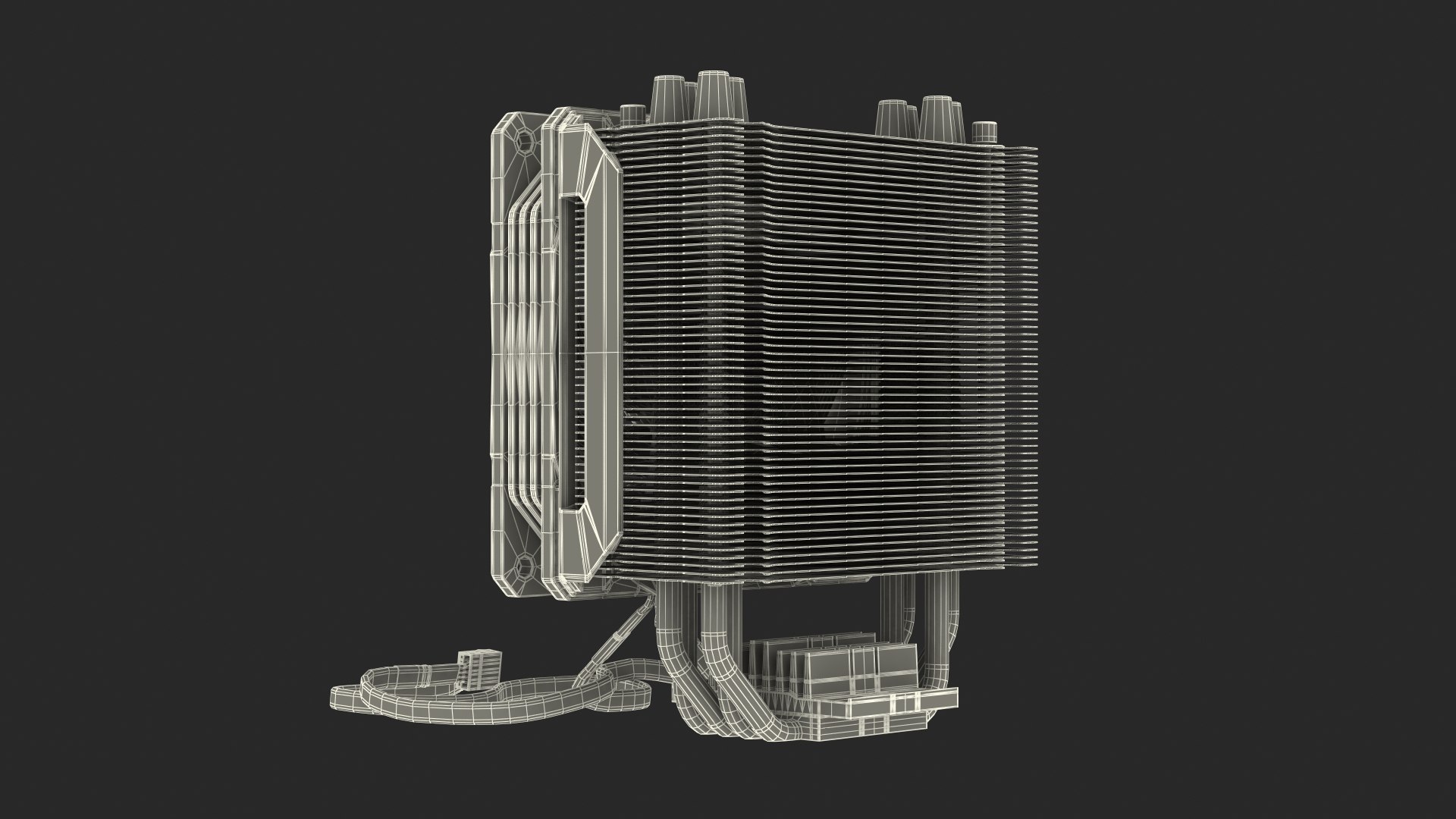 Cpu tower cooler 3D model - TurboSquid 1508616