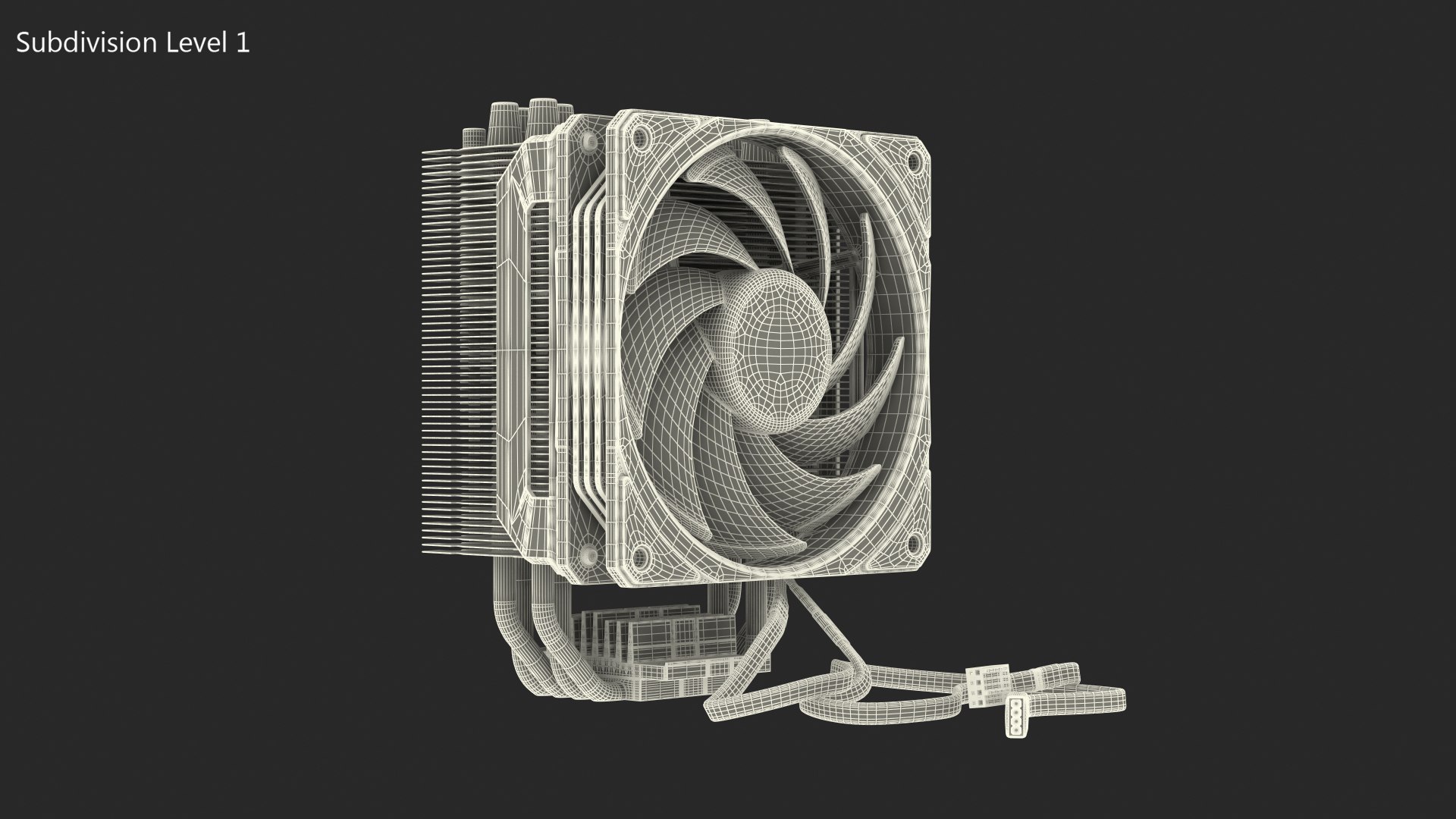 Cpu tower cooler 3D model - TurboSquid 1508616