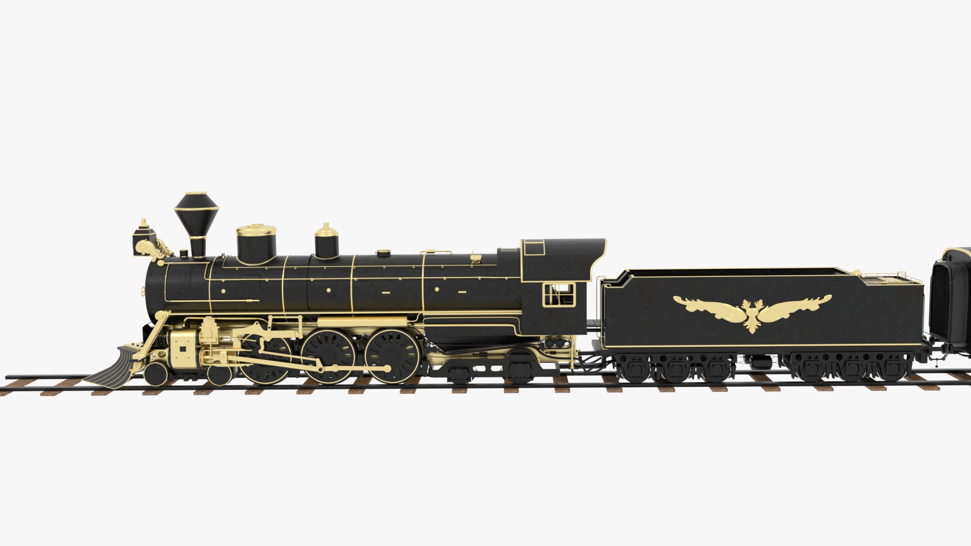 3D Vampire Steam Train model - TurboSquid 1823591