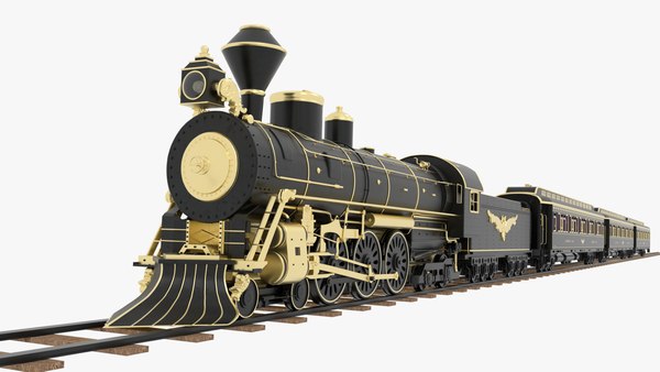 3D Vampire Steam Train model - TurboSquid 1823591