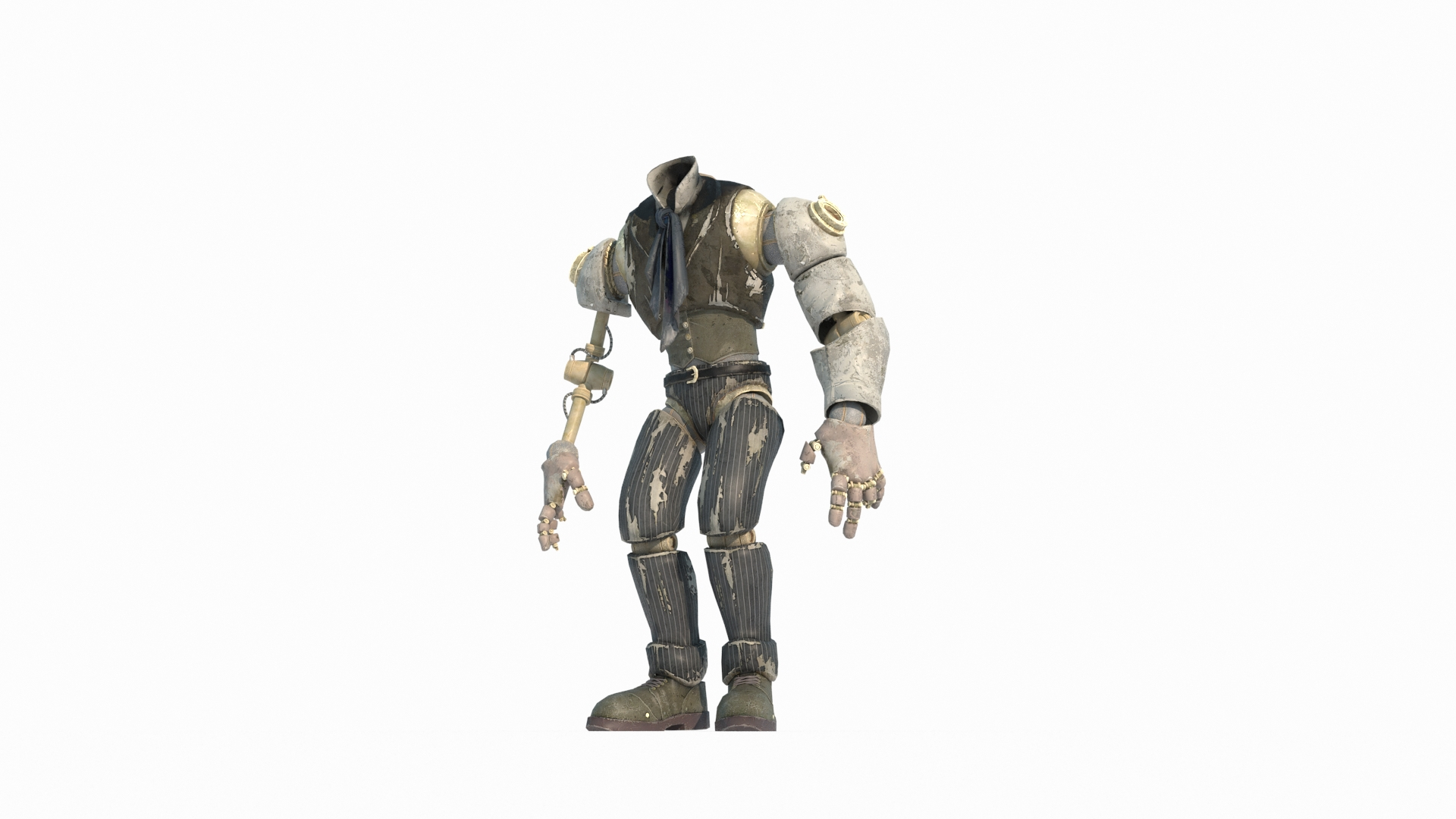 3D Headless Mechanical Puppet Model - TurboSquid 2409879