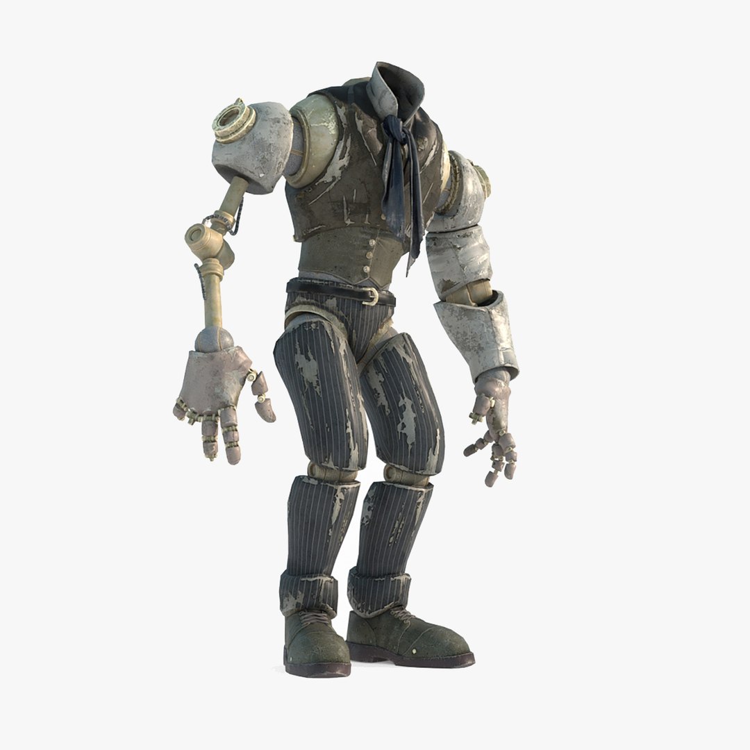3D Headless Mechanical Puppet Model - TurboSquid 2409879