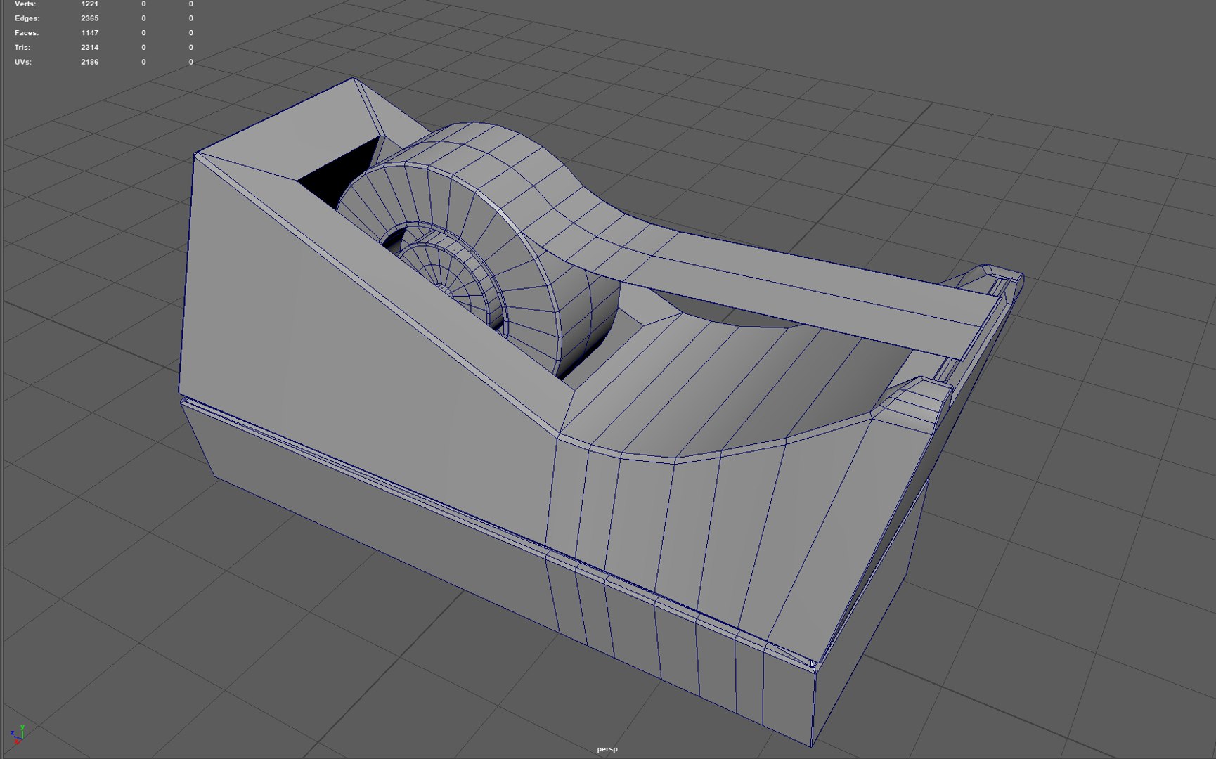 3D Adhesive tape dispenser model - TurboSquid 2151915