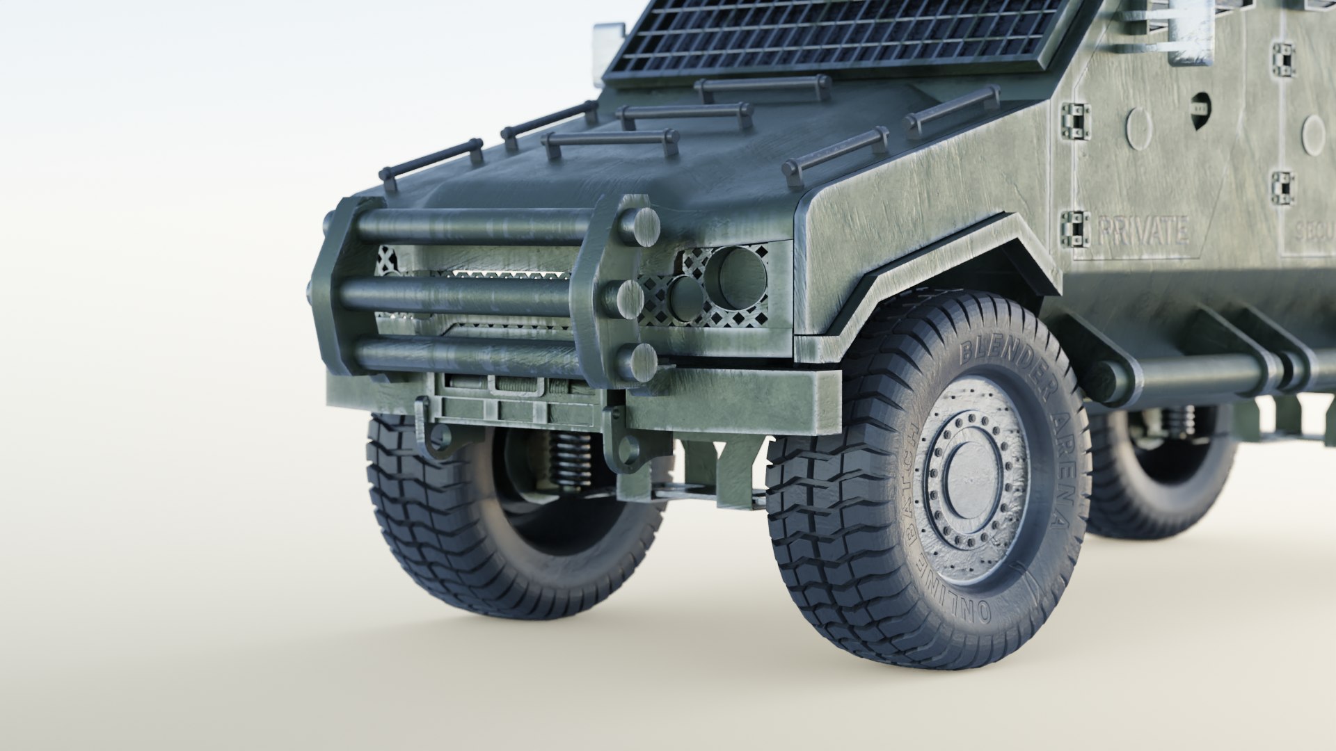 3D Military Defence Car Model With PBR Texture - TurboSquid 2077670