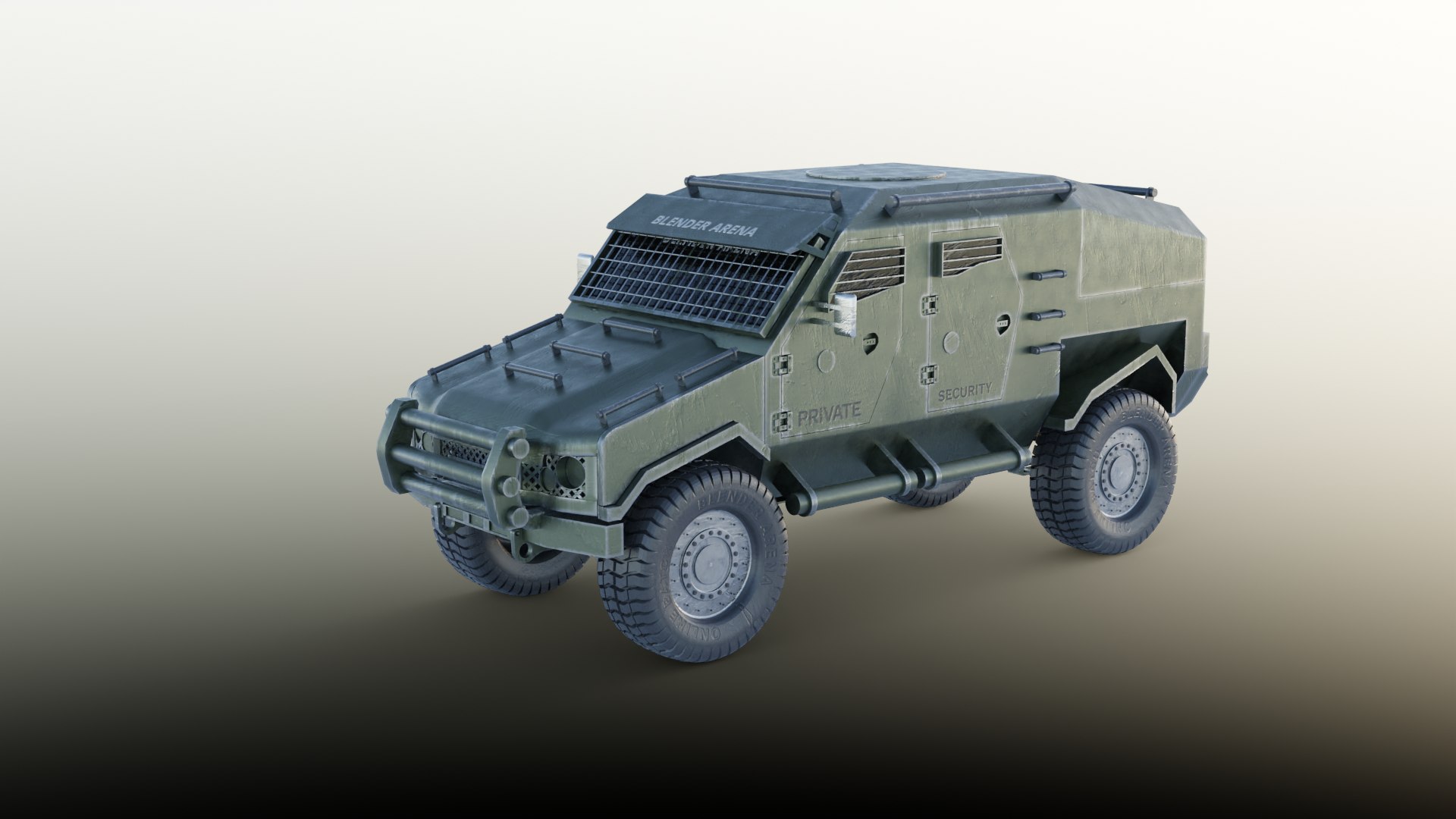 3D Military Defence Car Model With PBR Texture - TurboSquid 2077670