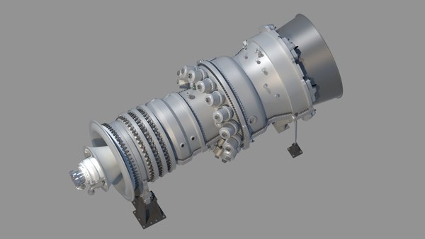 modelo 3d Turbina de gas Siemens SGT6-5000F - TurboSquid 1548881