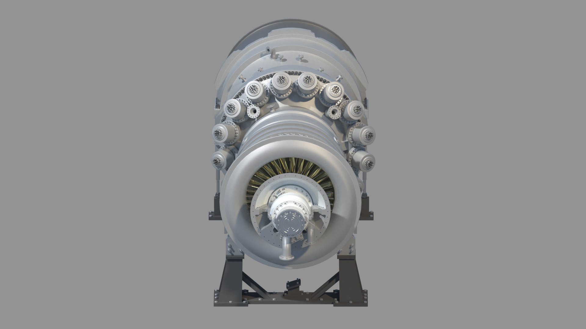 Sgt6-5000f Gas Turbine Generation 3D - TurboSquid 1548881